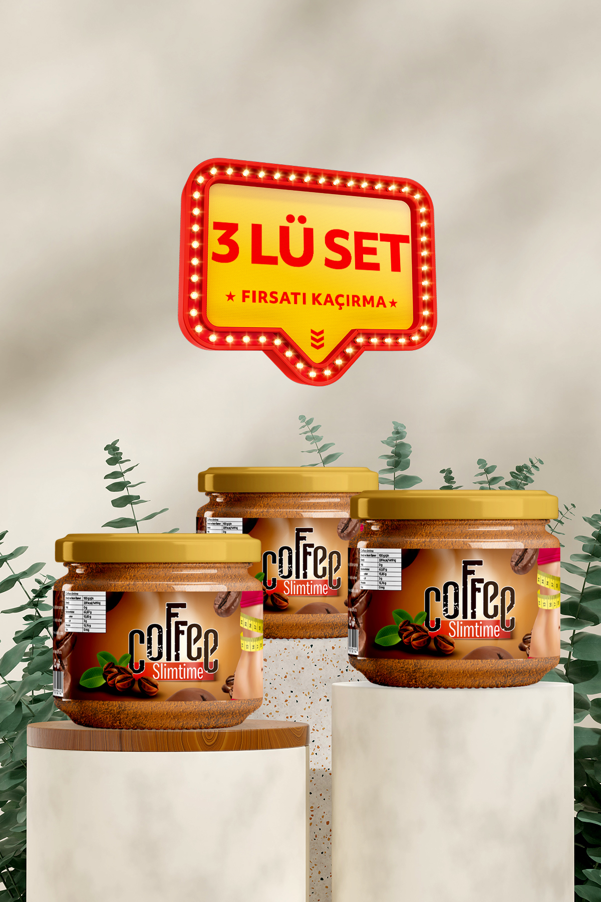 NLife Slimtime Coffee 3 Aylık Kullanım 3x150 Gr Fiyatı, Yorumları ...