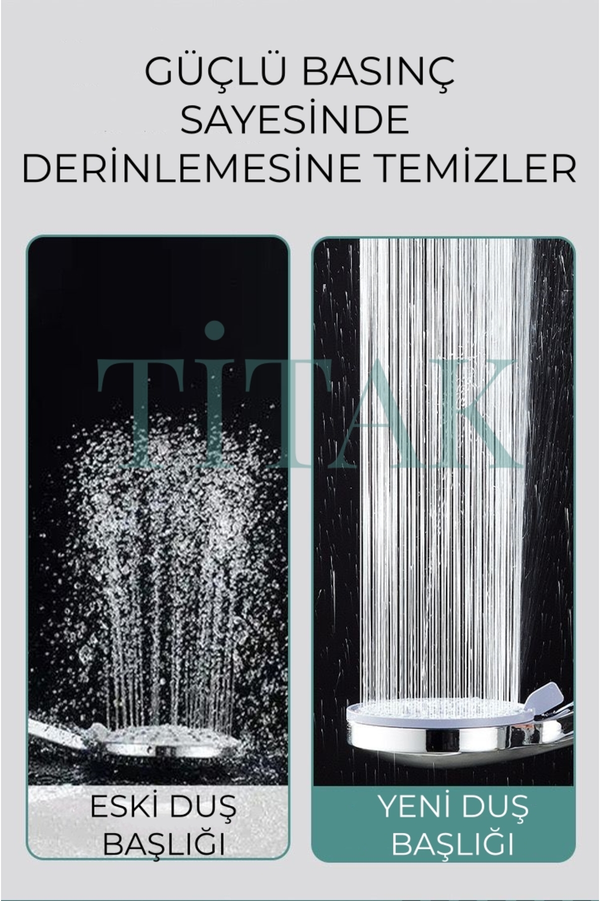 TİTAK 5 FONKSİYONLU YÜKSEK BASINÇLI SU TASARRUFLU DUŞ BAŞLIĞI - Fiyatı ...