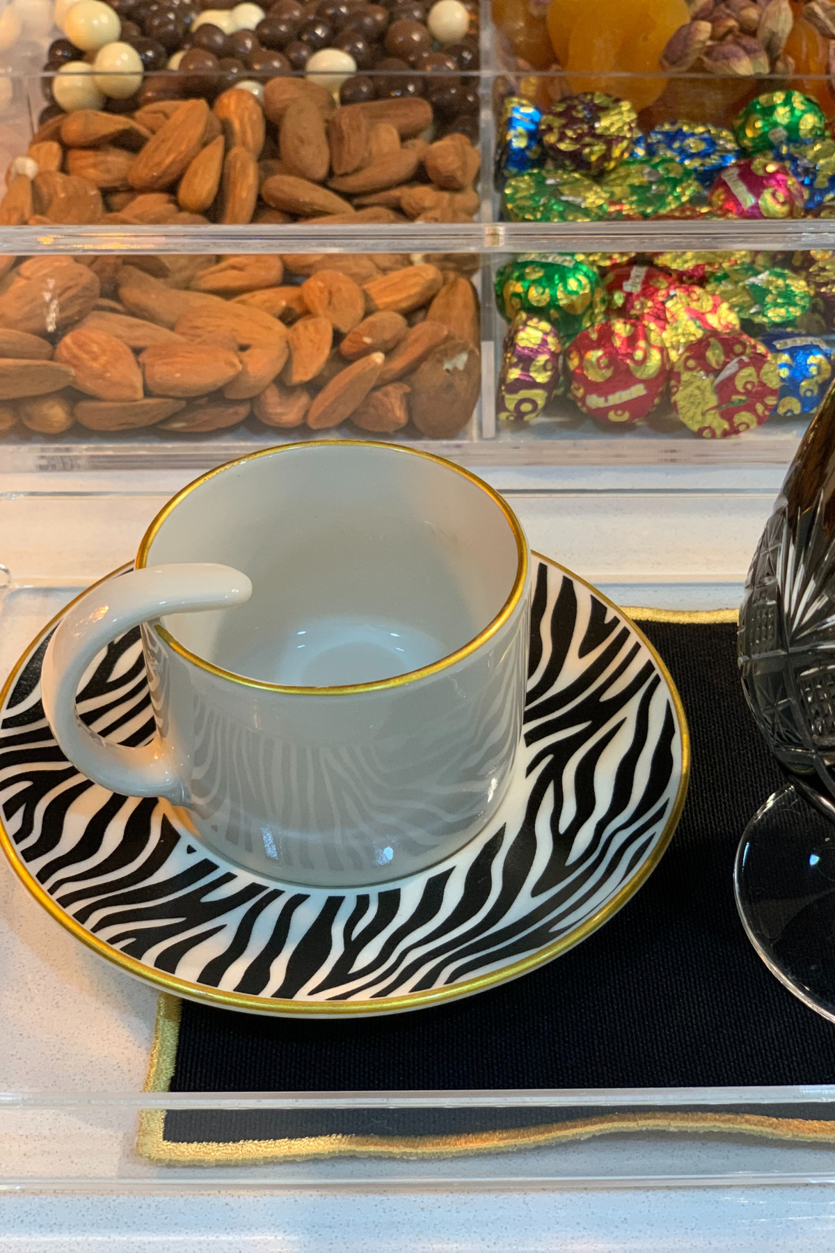 L'eDoren Porselen 12 Parça 6'lı Türk Kahve Fincan Seti 105ml - Zebra ...