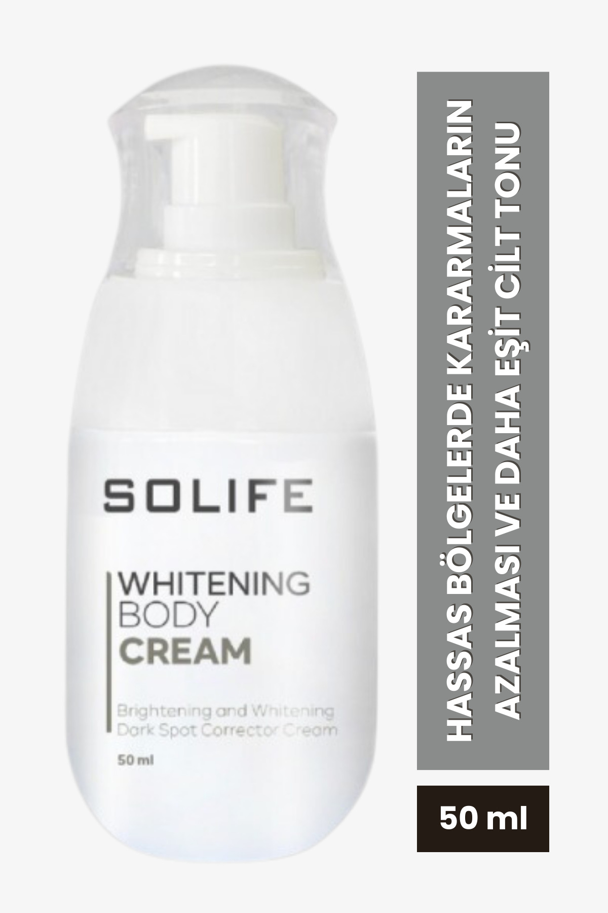 SOLIFE Whitening Body Cream Beyazlatıcı Vücut Kremi 50 ml - Fiyatı ...