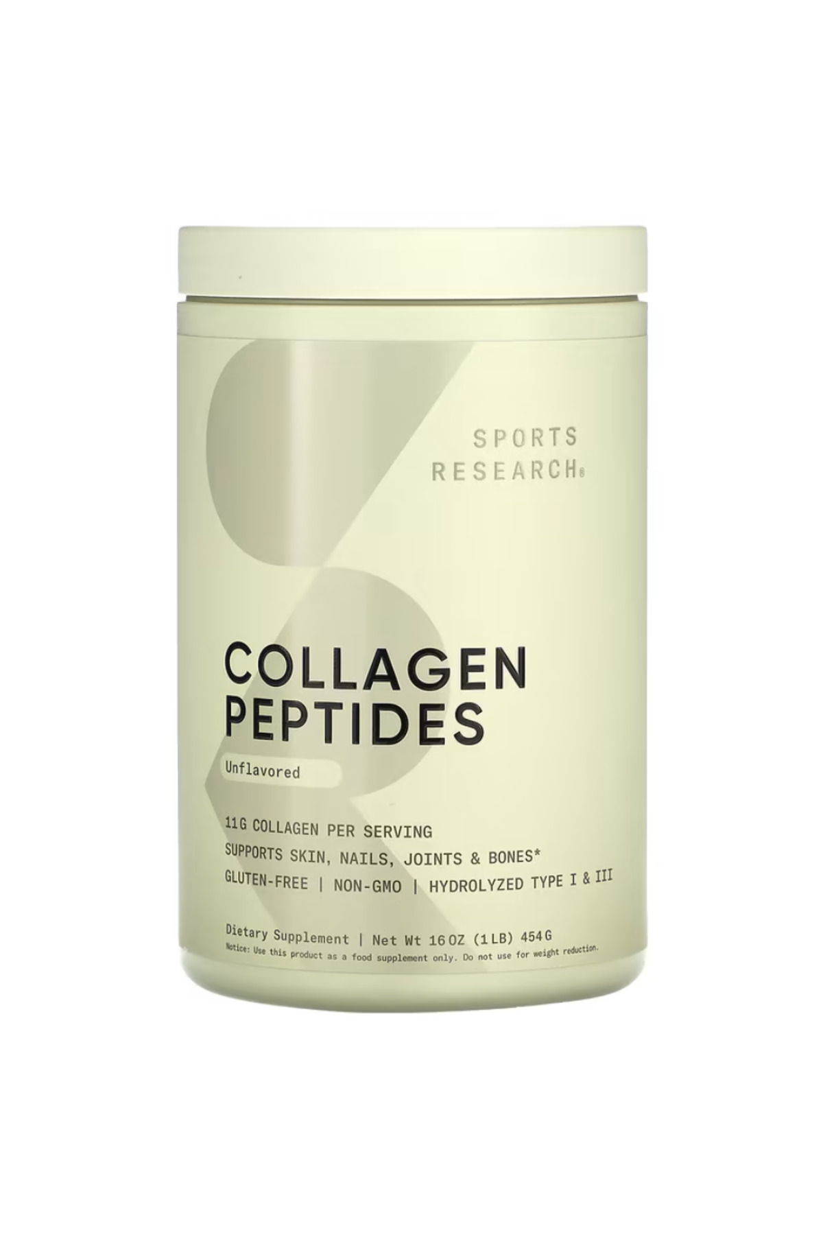Sports Research Collagen Peptides, Hydrolyzed Type I & Iıı Collagen ...