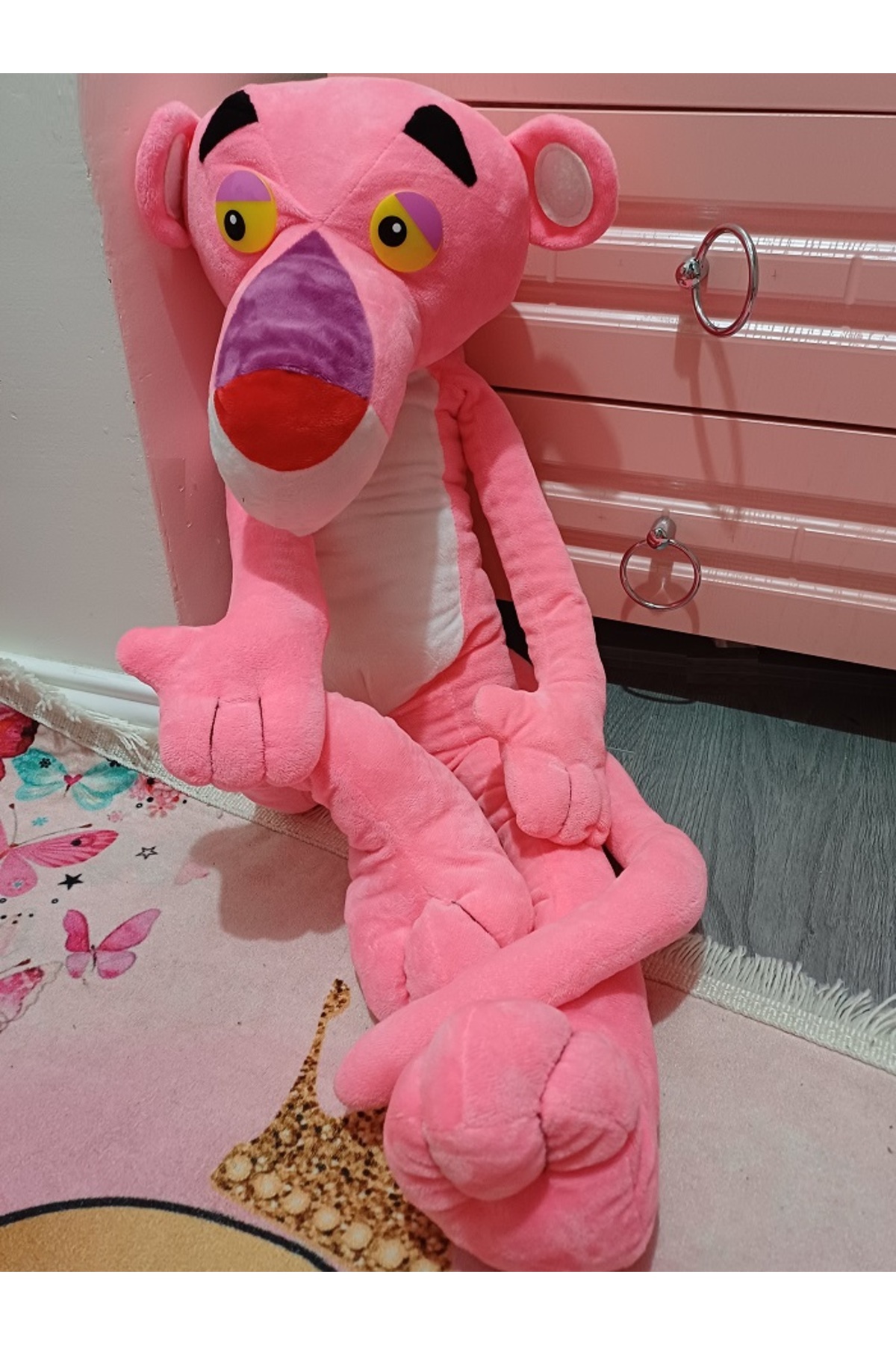 OYUNCAKSAHİLİ Pembe Panter 100cm Pınk Panther Peluş Tam 1 Metre ...