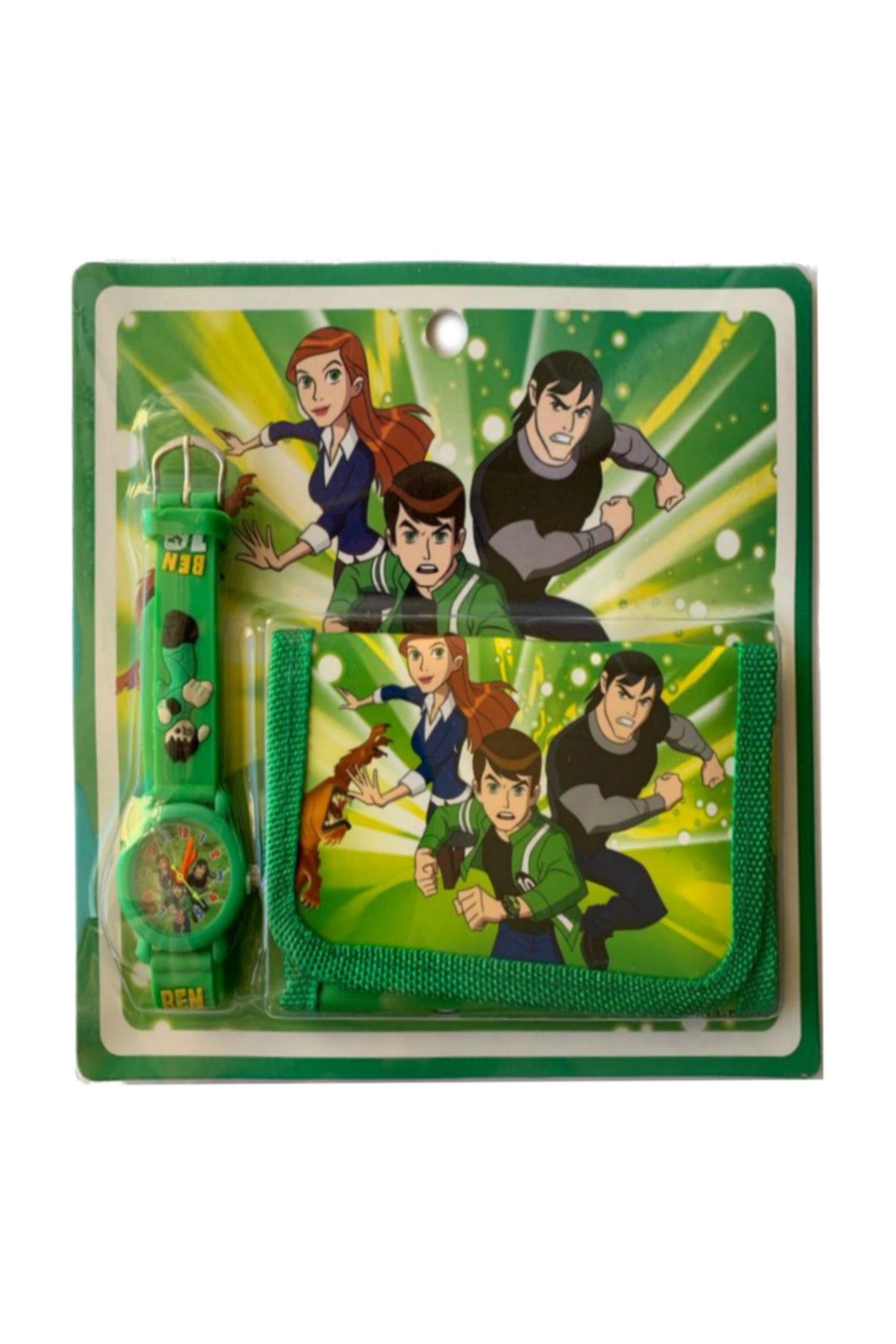 OneDay Ben 10 Ten Clock Wallet Set - Trendyol
