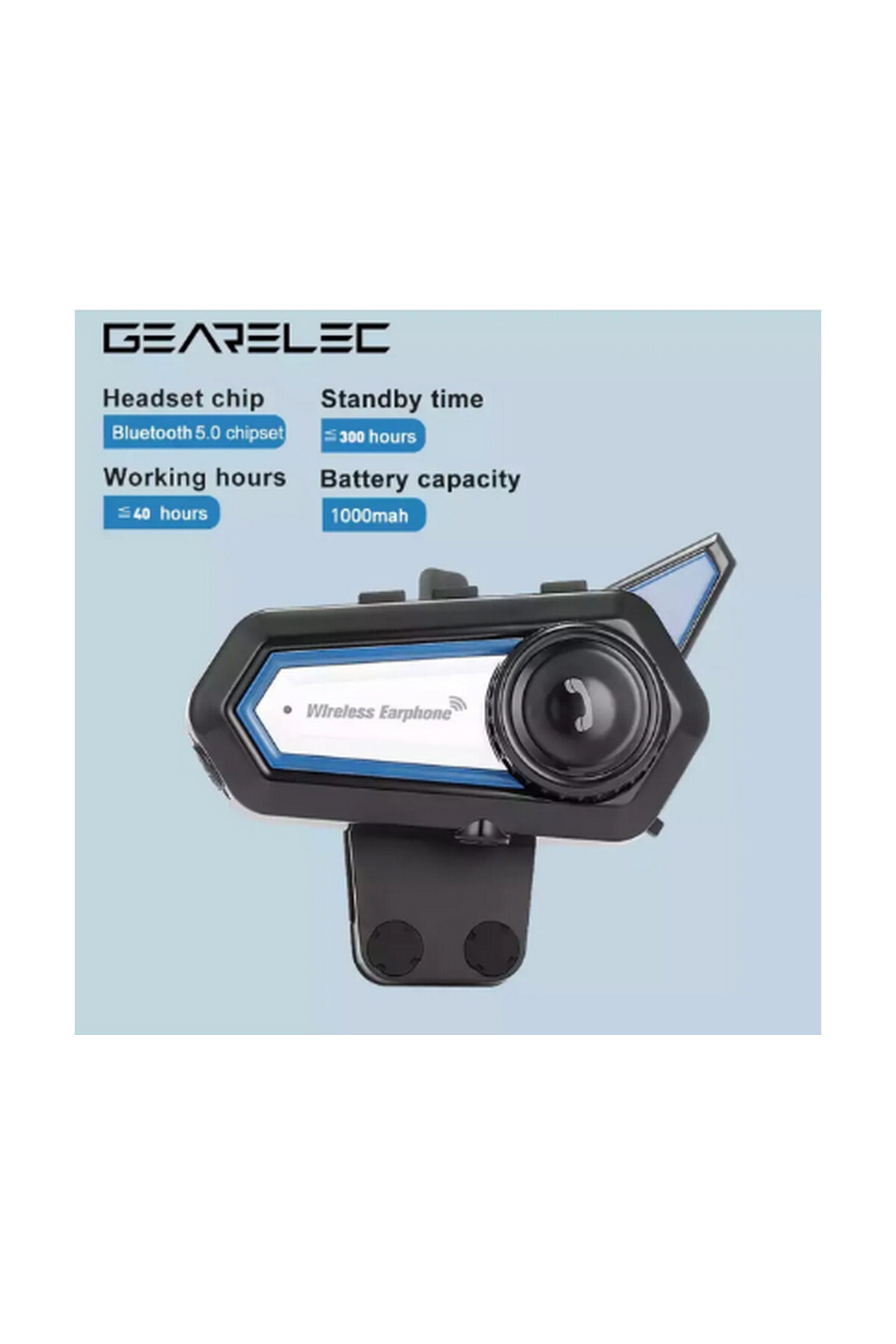 Vothoon Bt31 Kask Kulaklık Bluetooth 5.0 Motosiklet Interkom Su ...