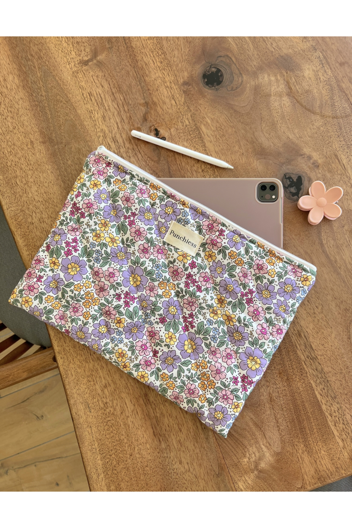 Punchiess Retro Çiçekli Laptop Tablet Kılıfı 13-14 inç Fiyatı ...
