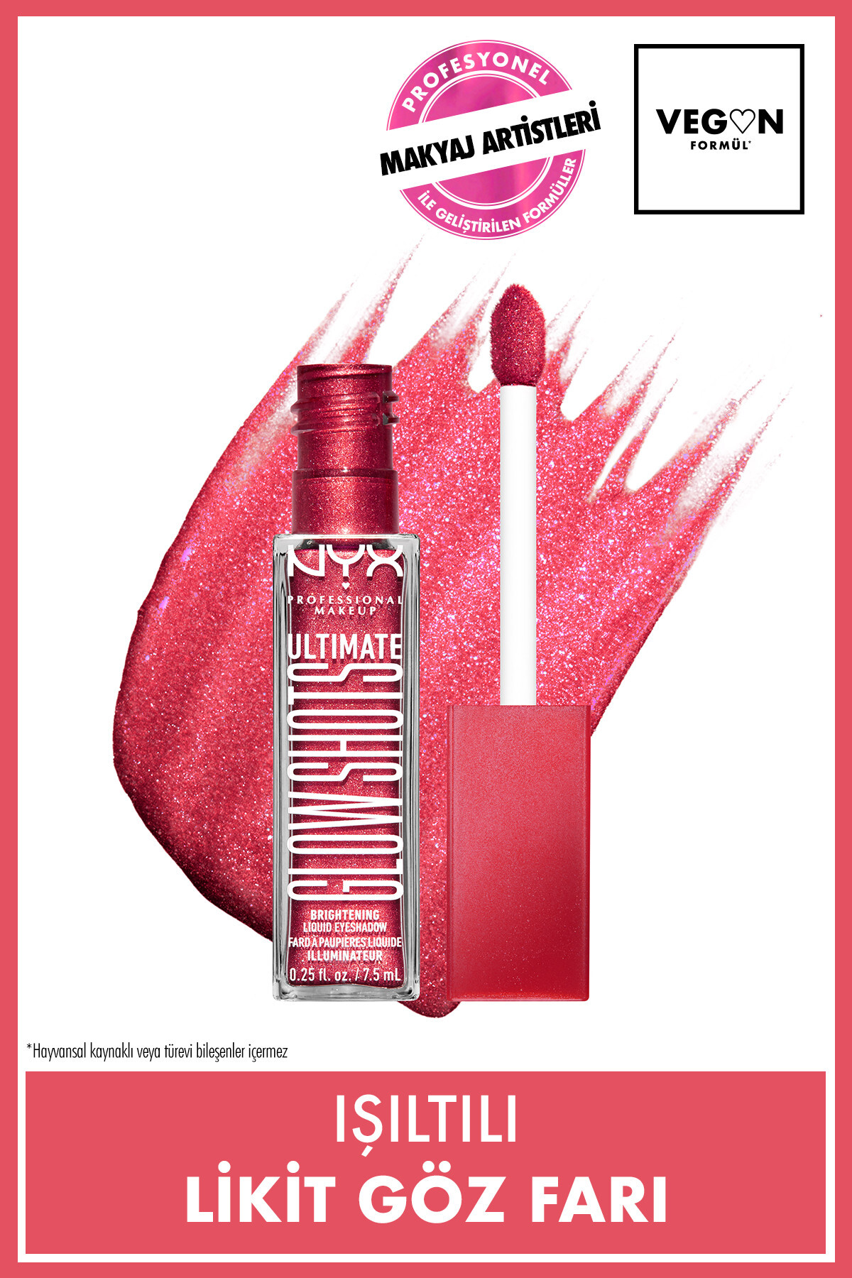 NYX Professional Makeup Ultimate Glow Shots Işıltılı Likit Göz Farı ...