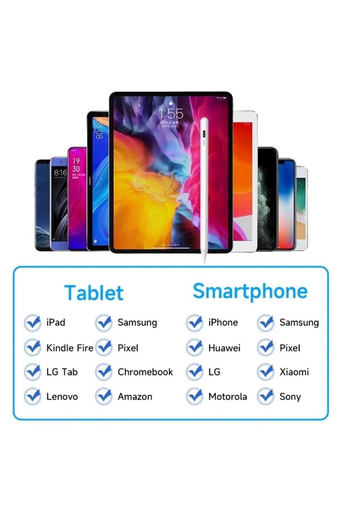 Alfa MEC Stylus Şarj Edilebilen Kalem Tablet-telefon-notebook-macbook ...