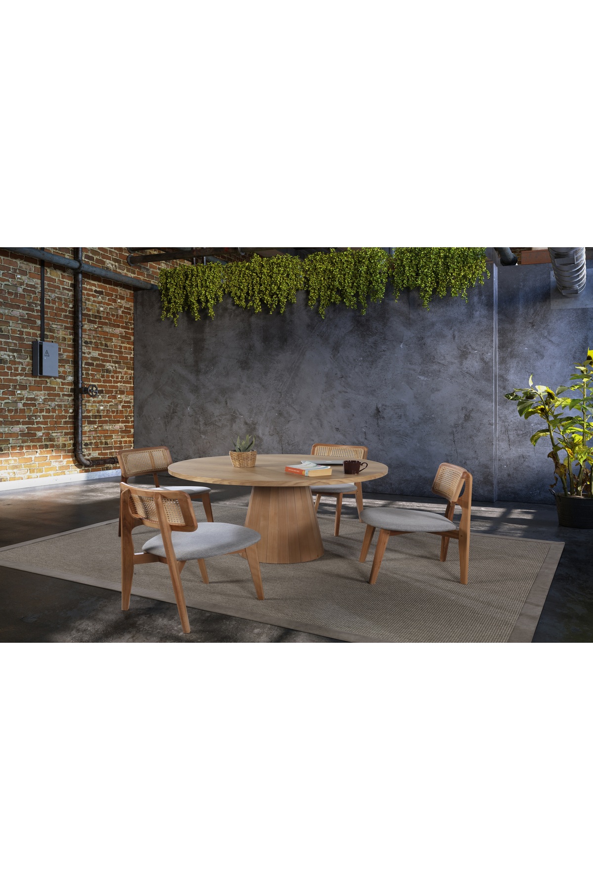 Albero Home Bade Yuvarlak Masa Takımı (100X100) Fiyatı, Yorumları ...