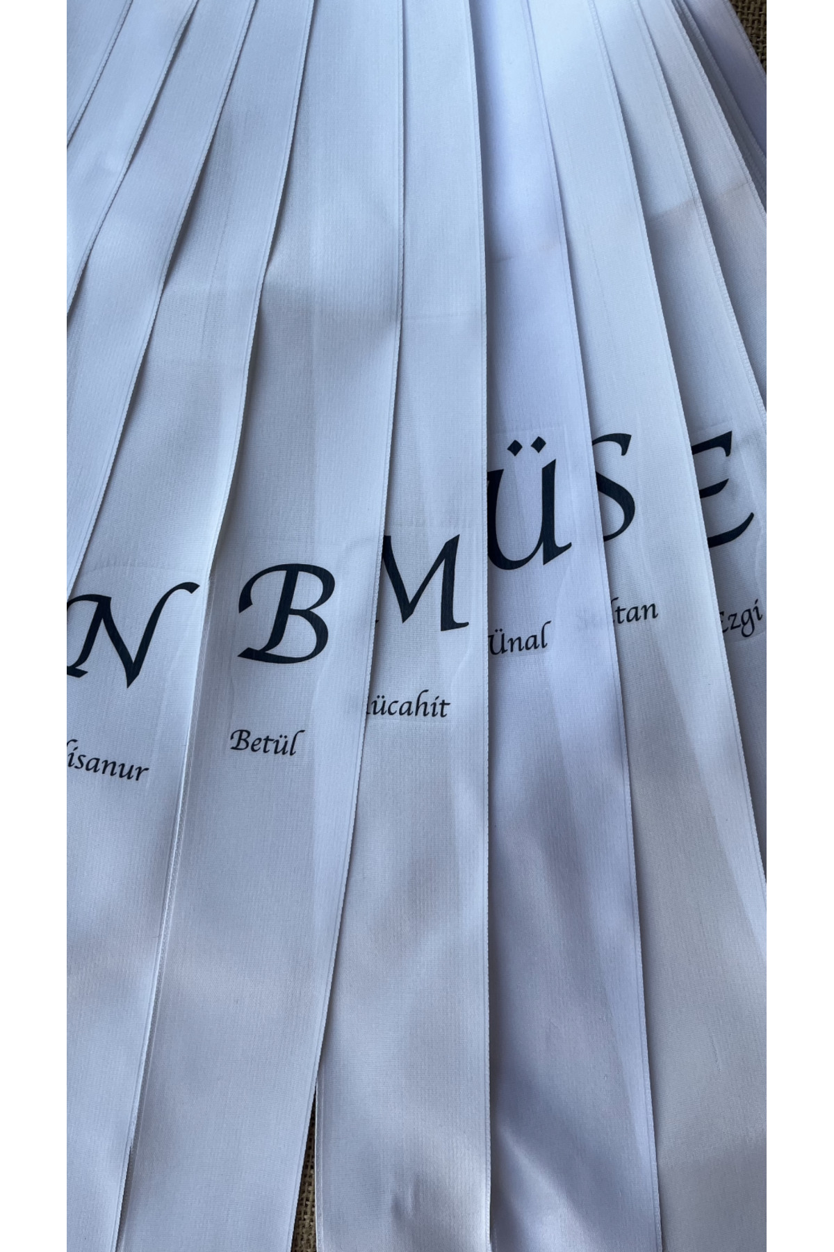 Miomundo Nişan Düğün Gelin Damat Takı Kurdelesi Tören Kurdelesi Saten ...