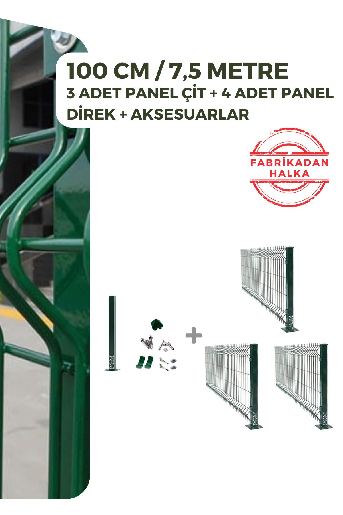 Panel Çit Market Pcm 3 'lü Panel Çit Takım 100x250 Cm Çift Telli 1 ... Panel Çit Market Pcm 3 'lü Panel Çit Takım 100x250 Cm Çift Telli 1 ...