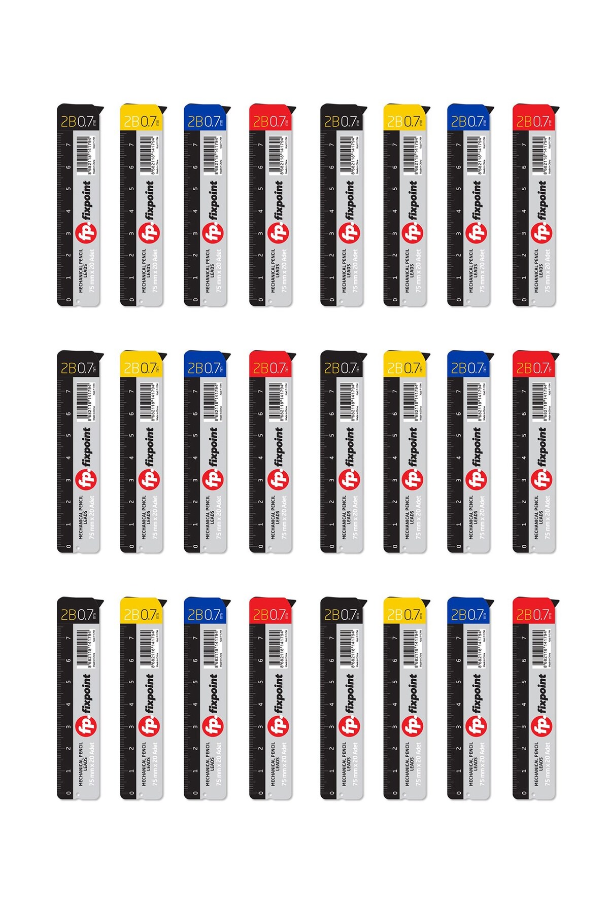 FixPoint 0,7mm Cetvelli Kalem Ucu 75mm 24LÜ Min FixPoint P-1794 ...