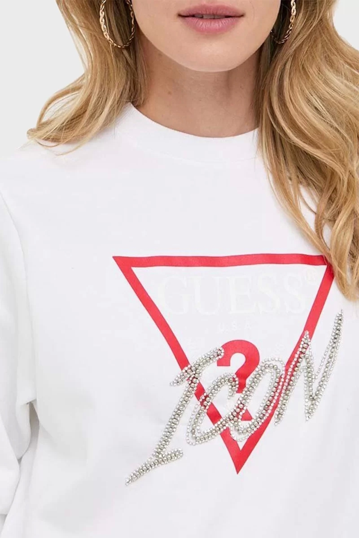 Guess Icon Üçgen Logolu Sweatshirt Fiyatı, Yorumları - Trendyol