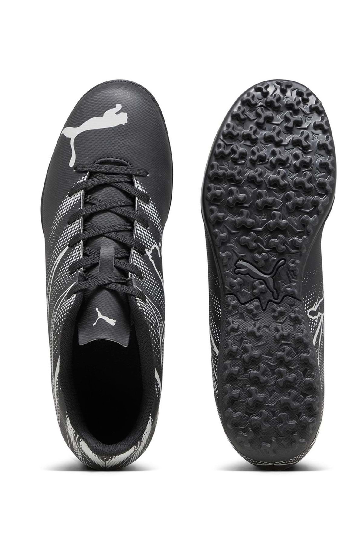 Puma Attacanto TT 107478-01 Erkek Halı Saha Ayakkabısı SİYAH-BEYAZ ...