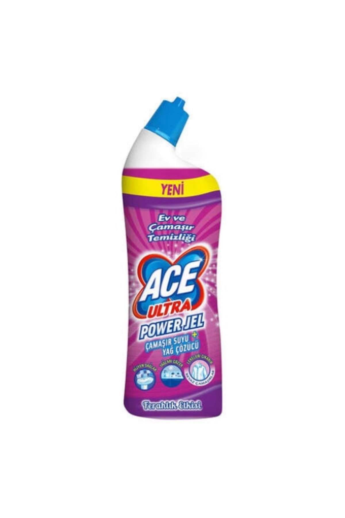 ACE 24'lü Ace Ultra Power Jel 750 Ml. Çamaşır Suyu Ferahlık Etkisi ...