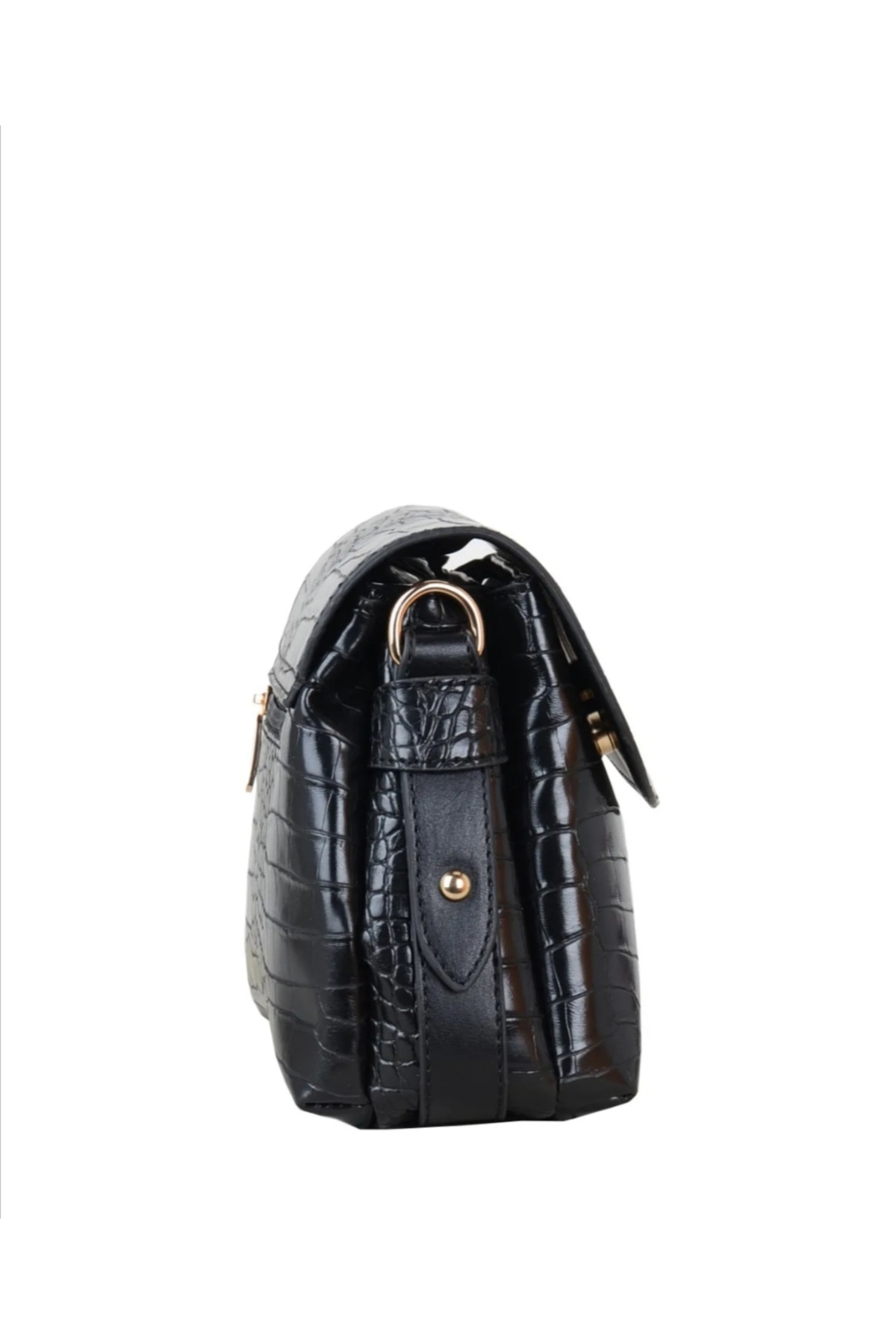 La'Graccia Kroko Deri Siyah 3 Gözlü Mıknatıslı Çanta Fiyatı, Yorumları ...