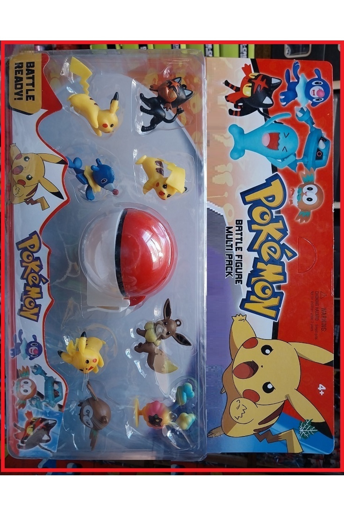 CNR PİKACHU POKEMON TOPU 9 PARÇA PİKAÇU OYUNCAK FİGÜRLERİ AÇILAN ...