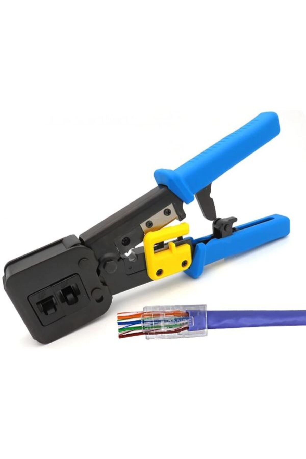 DESTE ELEKTRONİK Ez Rj45 Rj11 Rj12 Cat5 Cat6 Yeni Nesil Konnektör Lüx ...