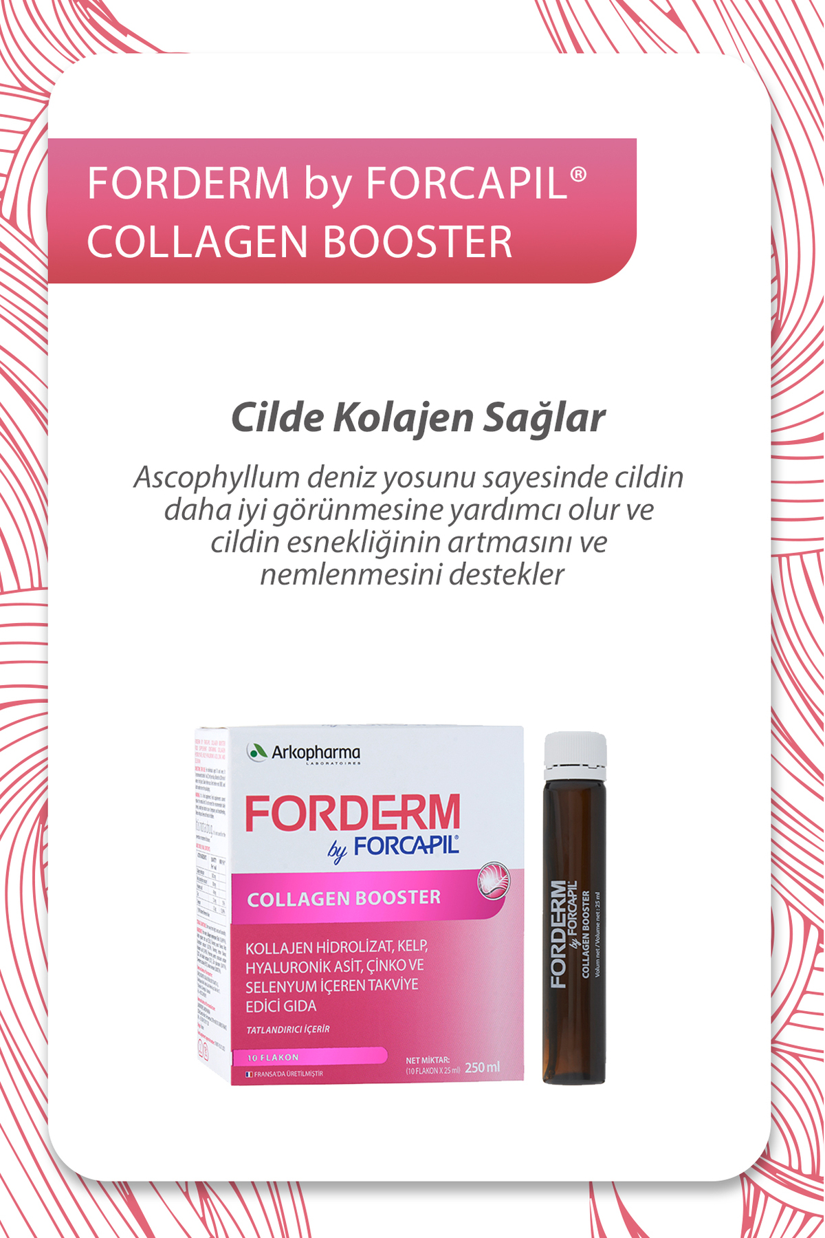 Arkopharma Forderm by Forcapil® Collagen Booster Fiyatı, Yorumları ...