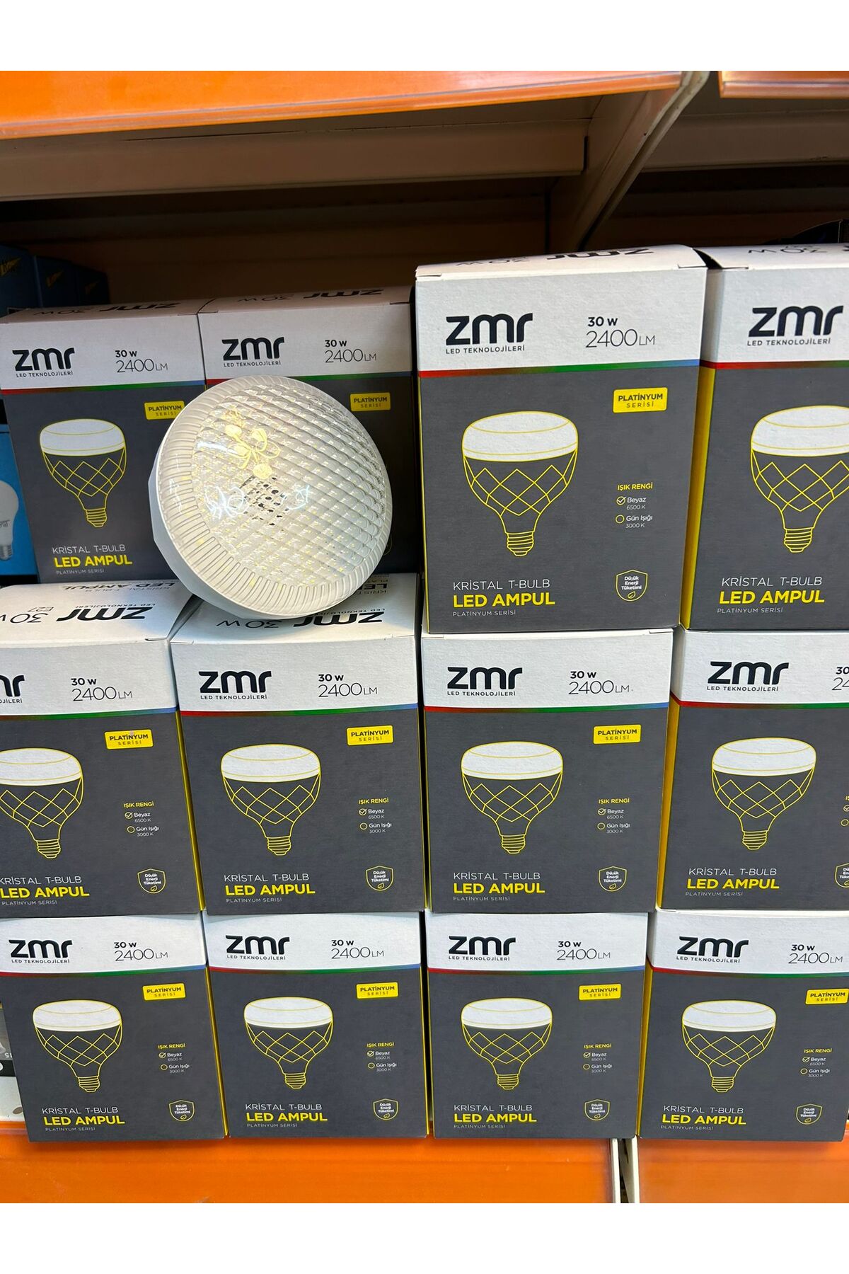 ZMR 30WATT 2400LM KRİSTAL E27 BEYAZ IŞIK LED AMPUL - Fiyatı, Yorumları