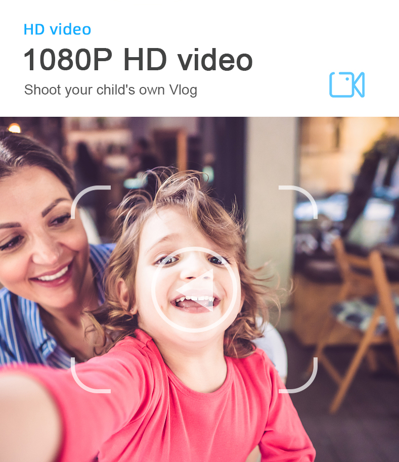 Torima S8 Taşınabilir 1080p Dijital Video Kayıt Fotoğraf Çocuk Kamerası ...