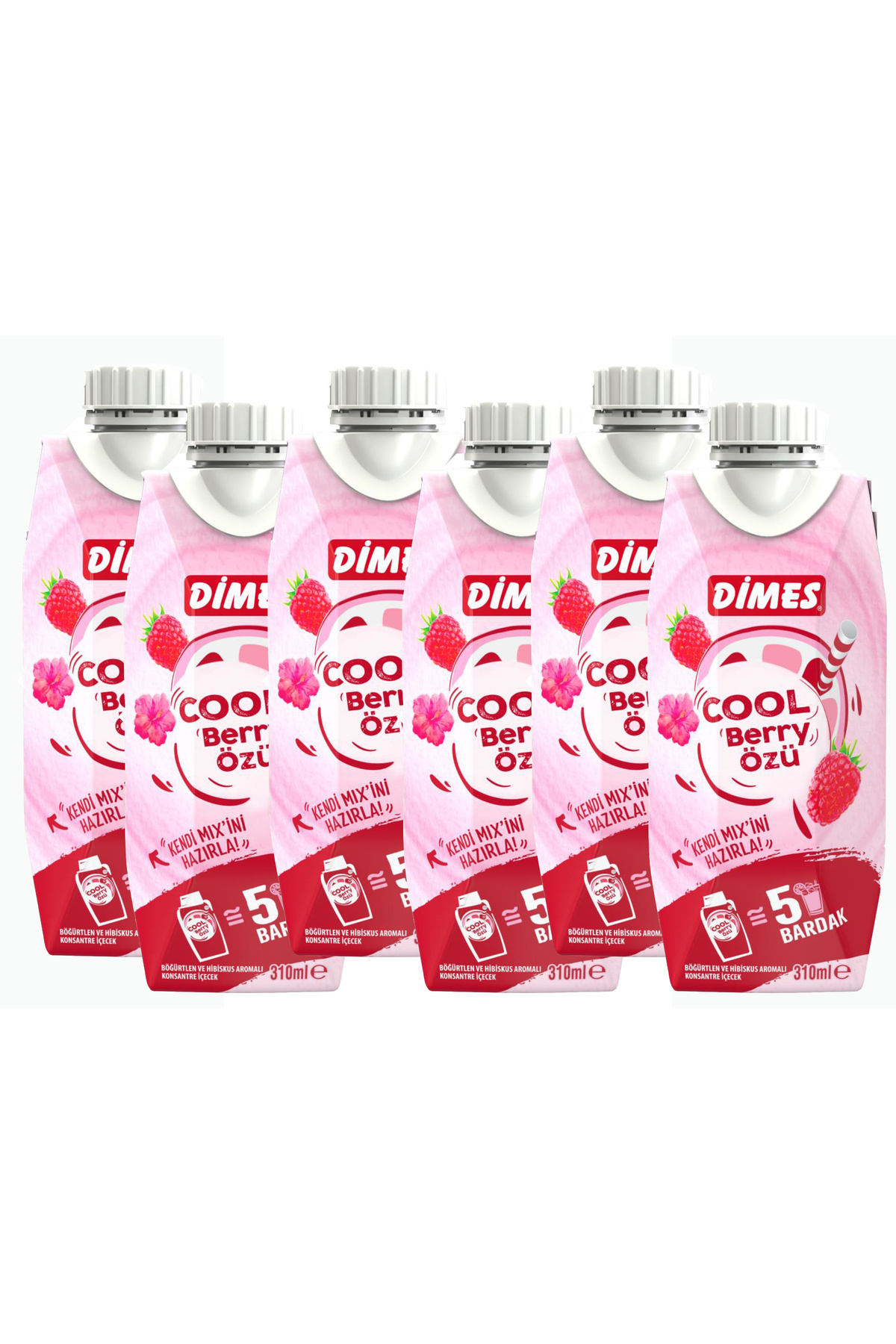 Dimes Cool Berry 310 ml 6 lı Paket Fiyatı, Yorumları - Trendyol