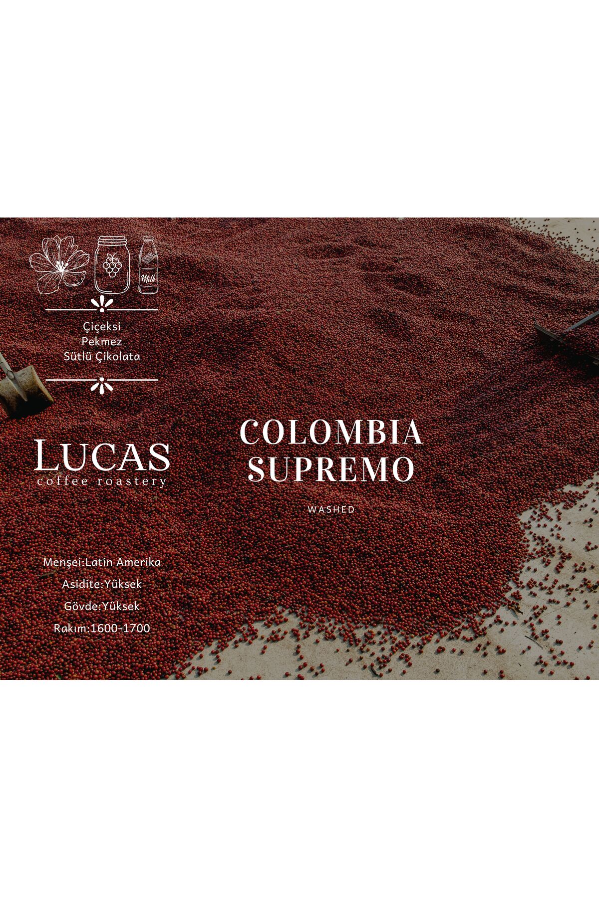 Lucas Coffee Colombia Supremo 250 gr Kahve Fiyatı, Yorumları - Trendyol