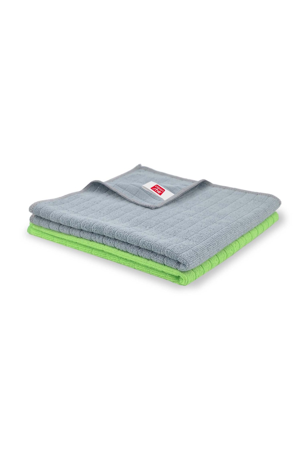 Cleanshe Universal Mikrofiber Kareli Temizlik Bezi 2'li Set 40x40 ...