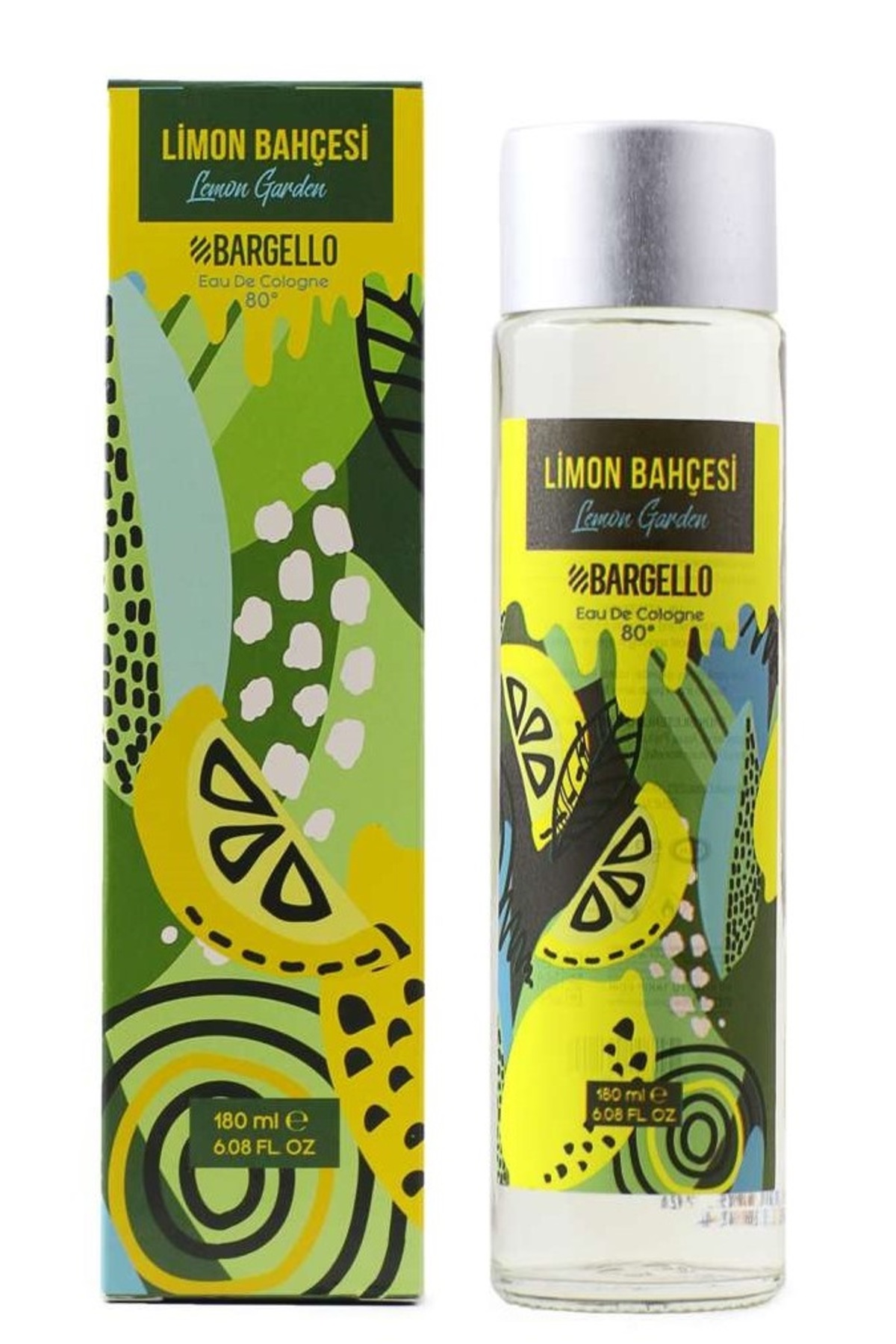 Bargello Limon Bahçesi Cam Şişe Dökme Kolonya Edc 180 ml mnms180kli ...