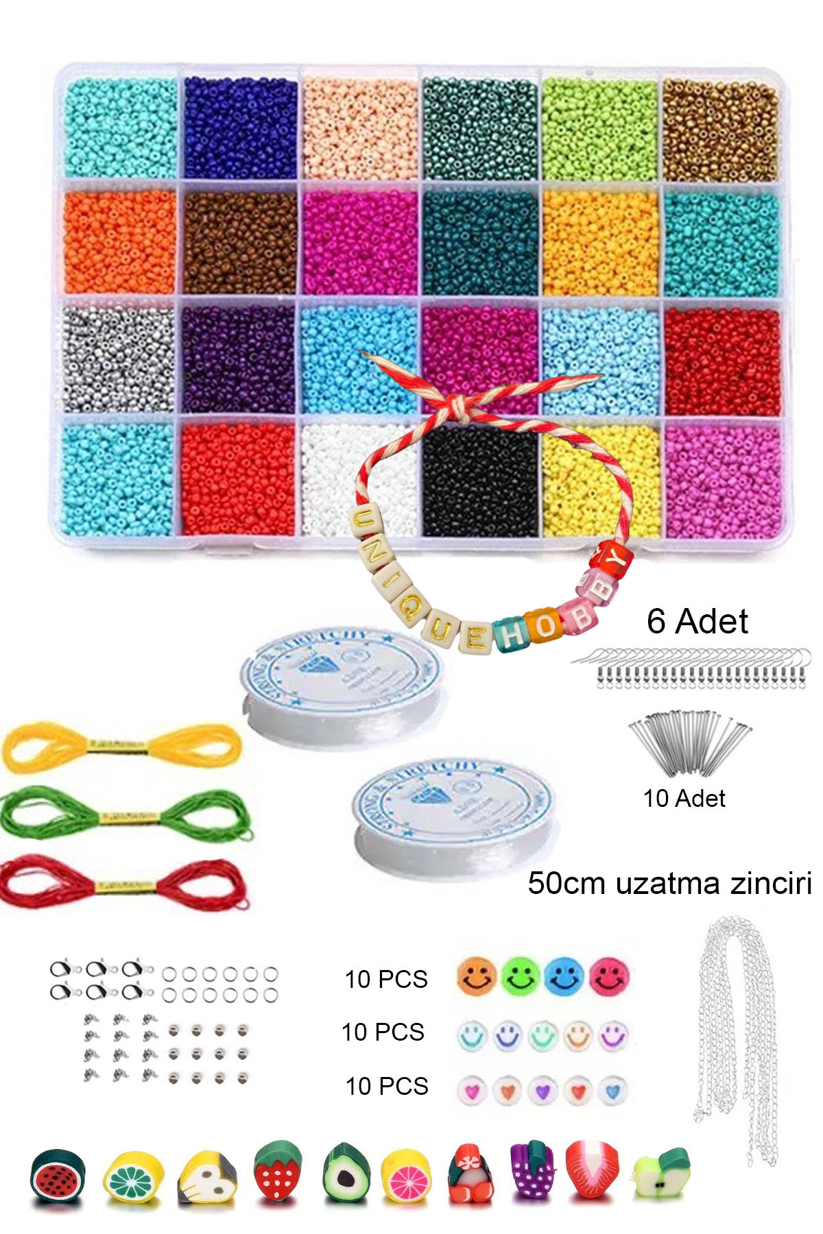 uniquehobby Kutulu Boncuktan Bileklik Yapma Seti Fiyatı, Yorumları ...