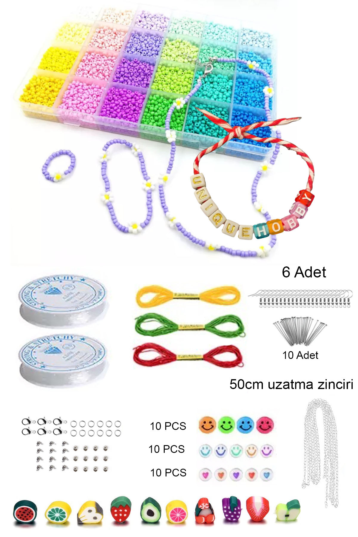 uniquehobby Kutulu Boncuktan Bileklik Yapma Seti Fiyatı, Yorumları ...