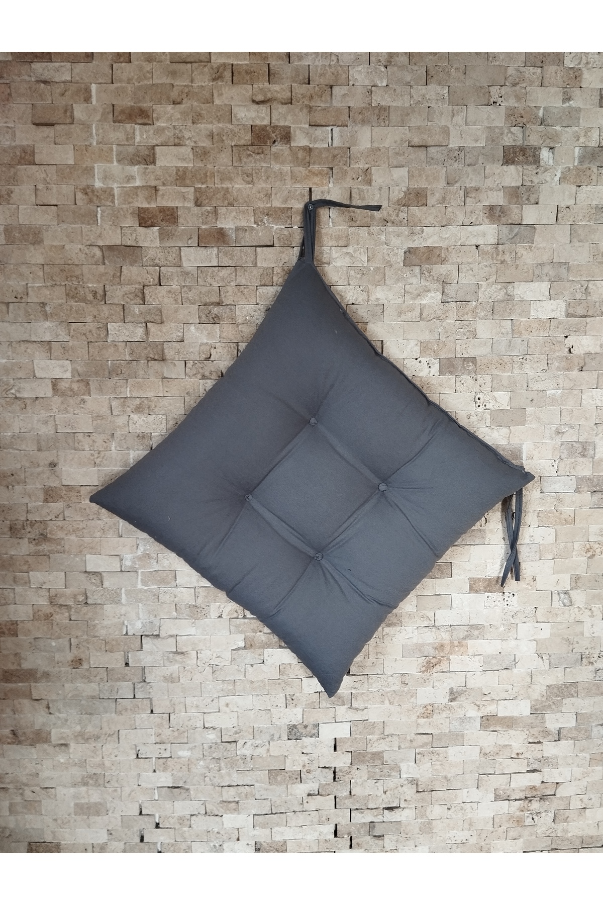 DURU HOME COLLECTİON Pofidik gri sandalye minderi Fiyatı, Yorumları ...