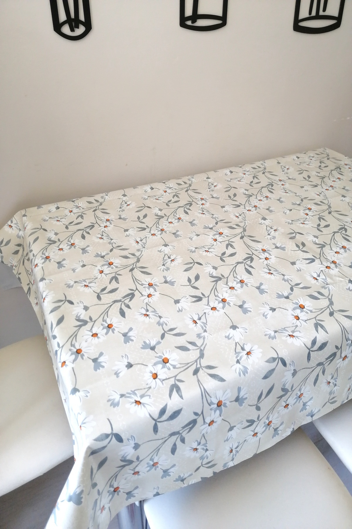 ELEGANCEV Altı Astarlı Muşamba Masa Örtüsü -kare Yuvarlak Dikdörtgen ...