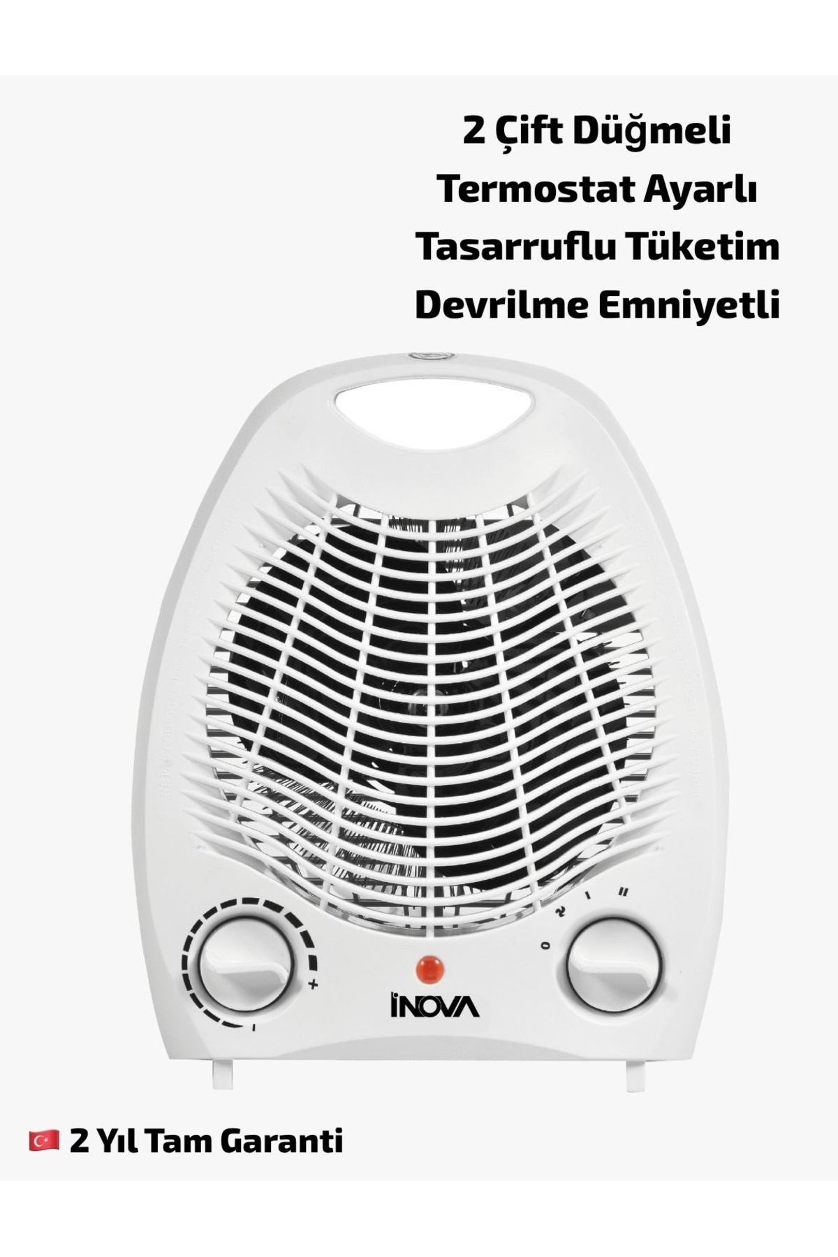 herevdeinova İNOVA FANLI ELEKTRİKLİ ISITICI SOBA ANİ ISITICI ...