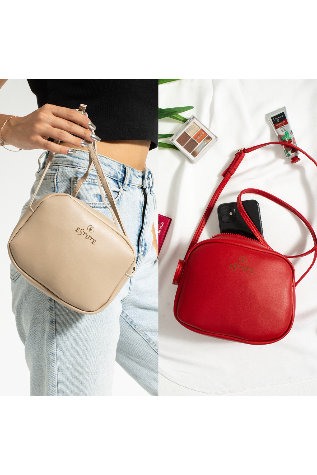 ESTUTE Çapraz askılı günlük spor Mini urban çanta 2’Li paket Fiyatı ...