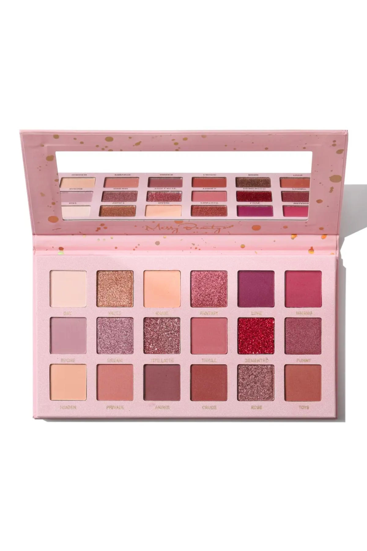 Cocosh She Messy Beauty 18 Renk Kalıcı Göz Farı Paleti, Yüksek ...