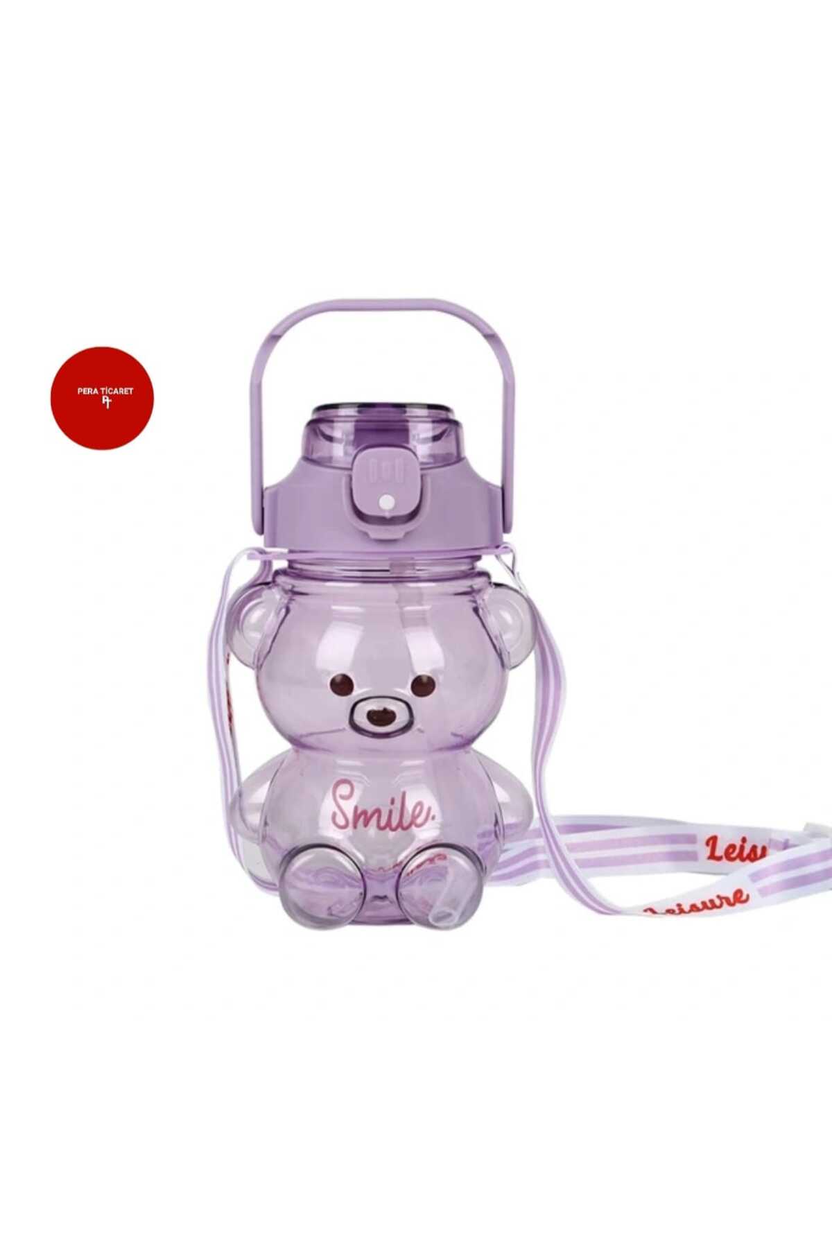 suluk plastik Ayıcık Su Matarası Ayıcıklı Suluk Figürlü Su Şişesi ...