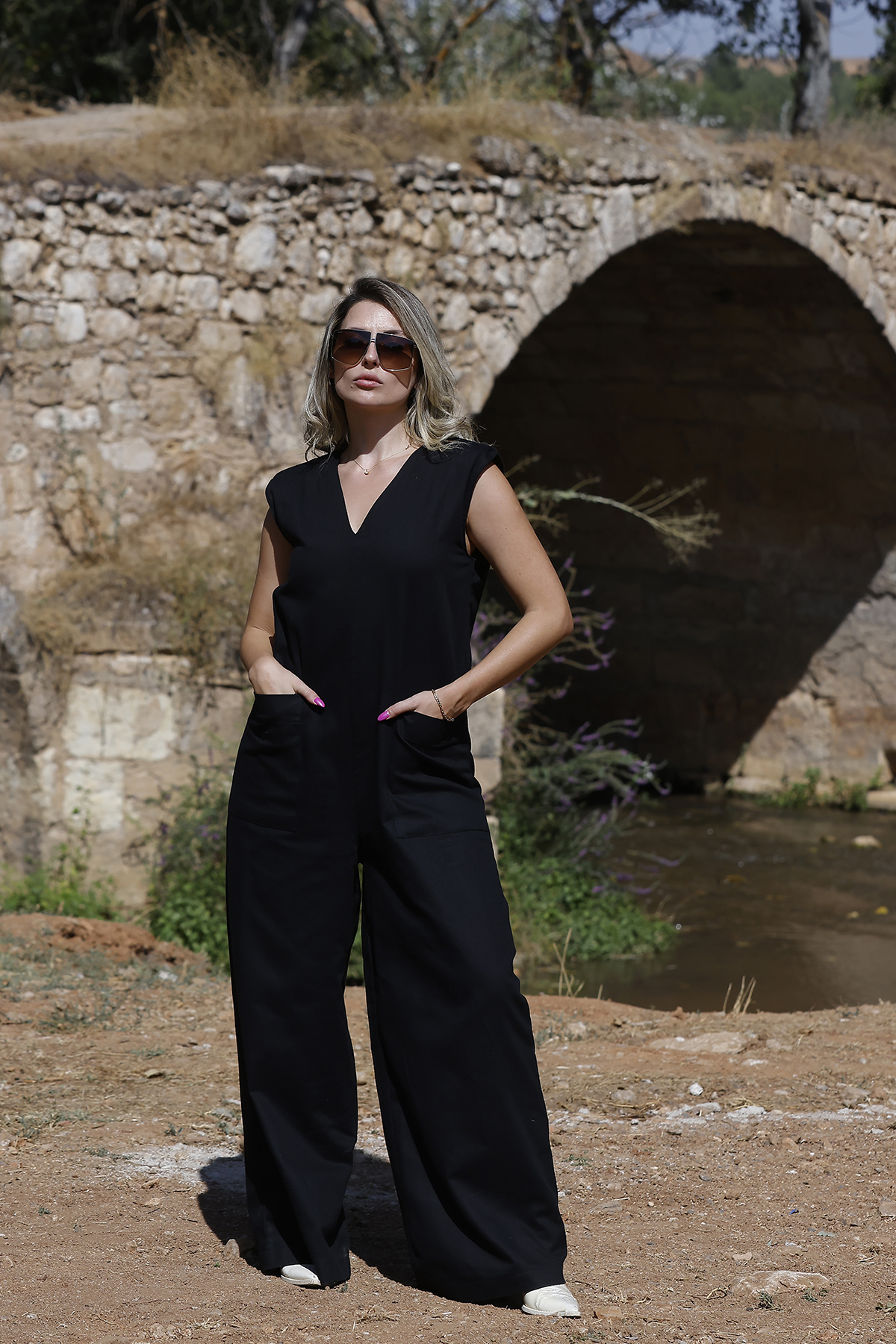 nb nuba company First Lady Siyah Tulum Cep Detaylı - Fiyatı, Yorumları