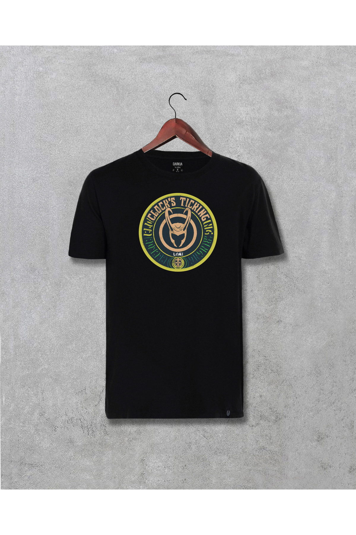 Clothy Fashion Loki Clocks Ticking Özel Tasarım Baskılı Unisex Tişört ...