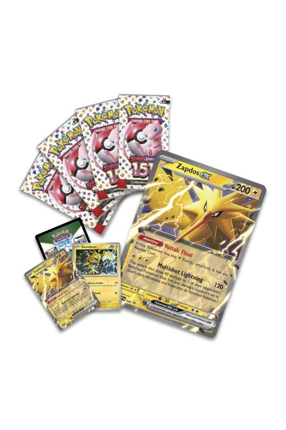 Pokemon Company Pokemon Tcg Scarlet & Violet 151 Zapdos ex Collection ...