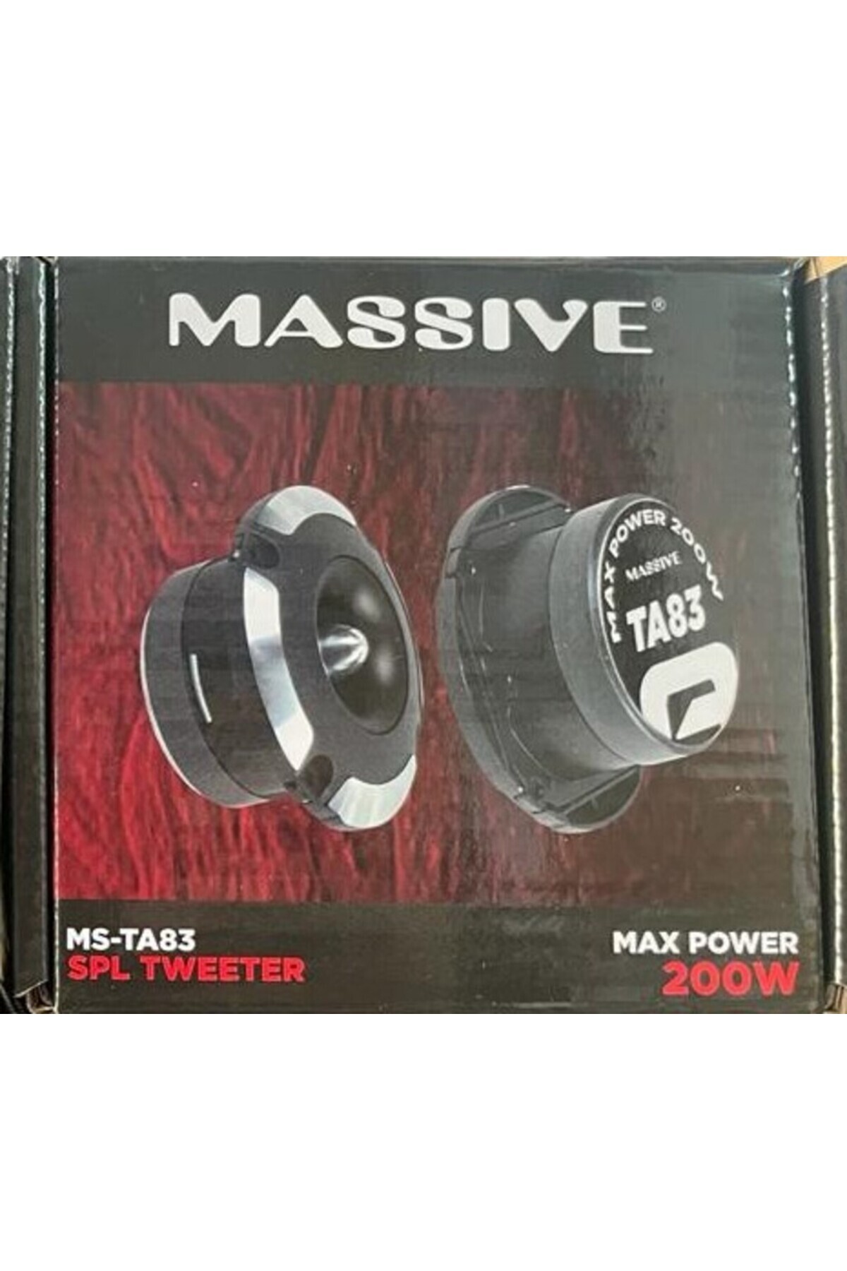 Massive MASSİVE MS-TA83 SPL TWEETER 200 WATT MAXİMUM POWER ÇİFT FİYATI ...