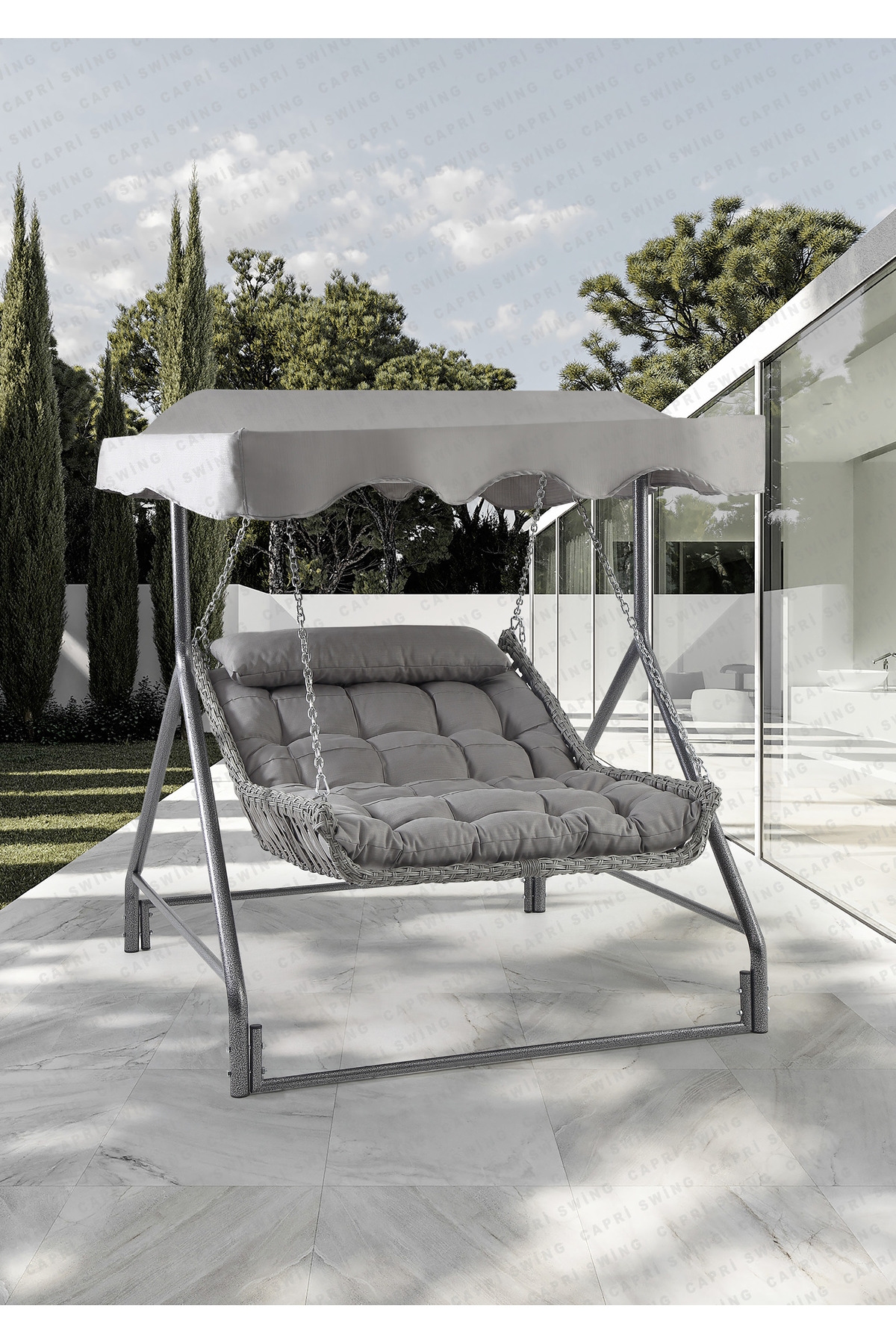 Gardenya Bahçe Capri Swing Capri Bed Rattan Tenteli Bahçe Ve Balkon ...
