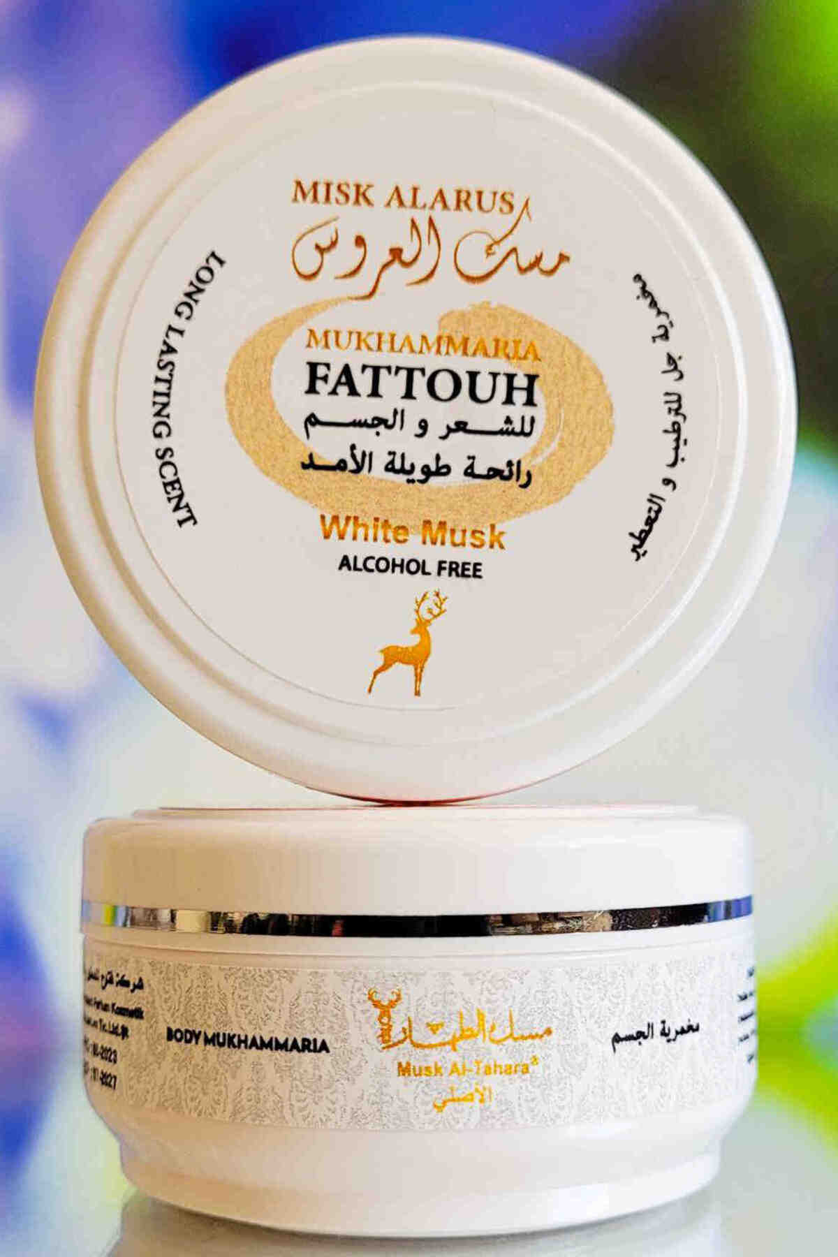 MUSK AL TAHARA Beyaz Misk Muhmariya (Eller, yüz, saç. Nemlendirici ve ...