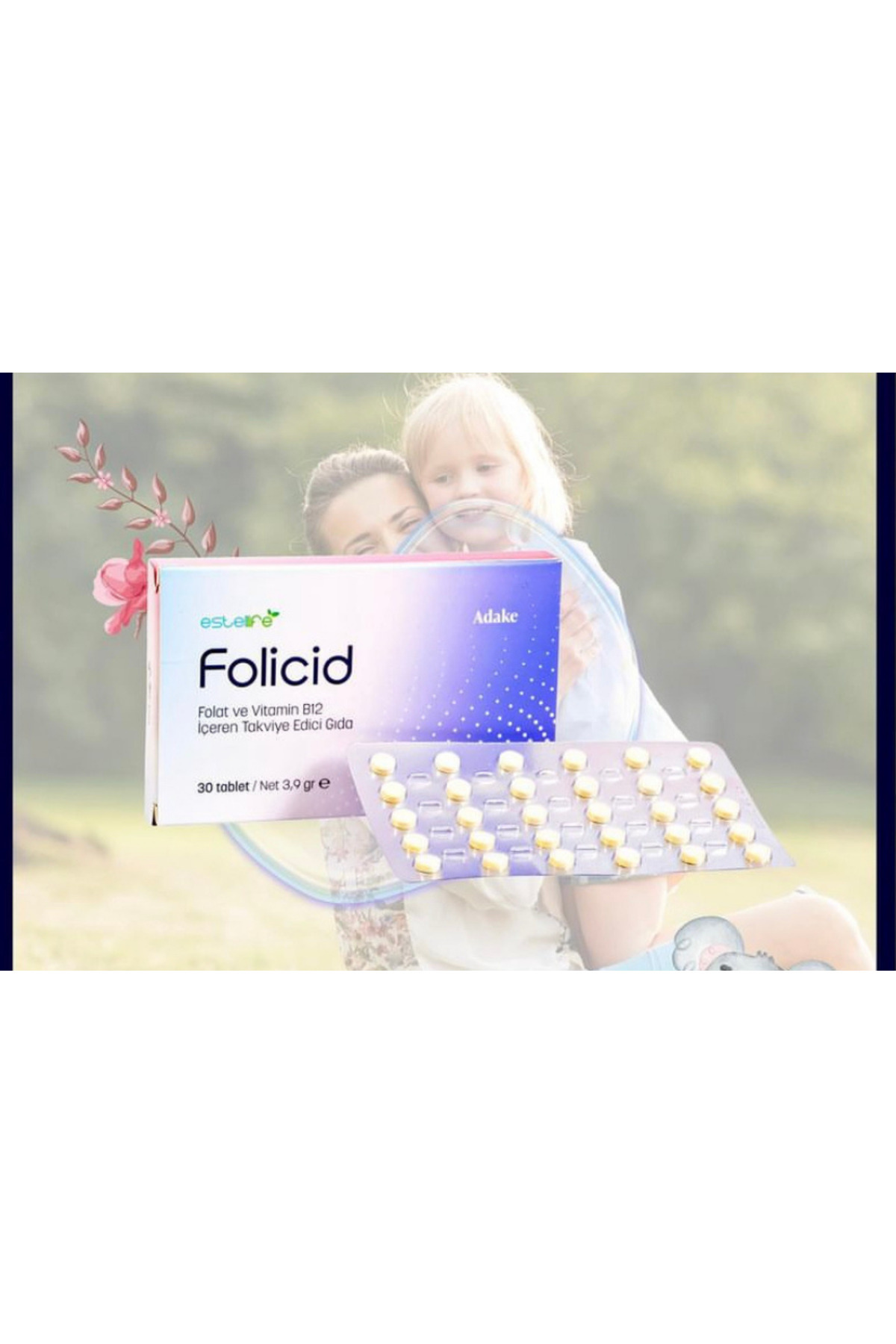ADAKE FOLİCİD 30 TABLET Fiyatı, Yorumları - Trendyol