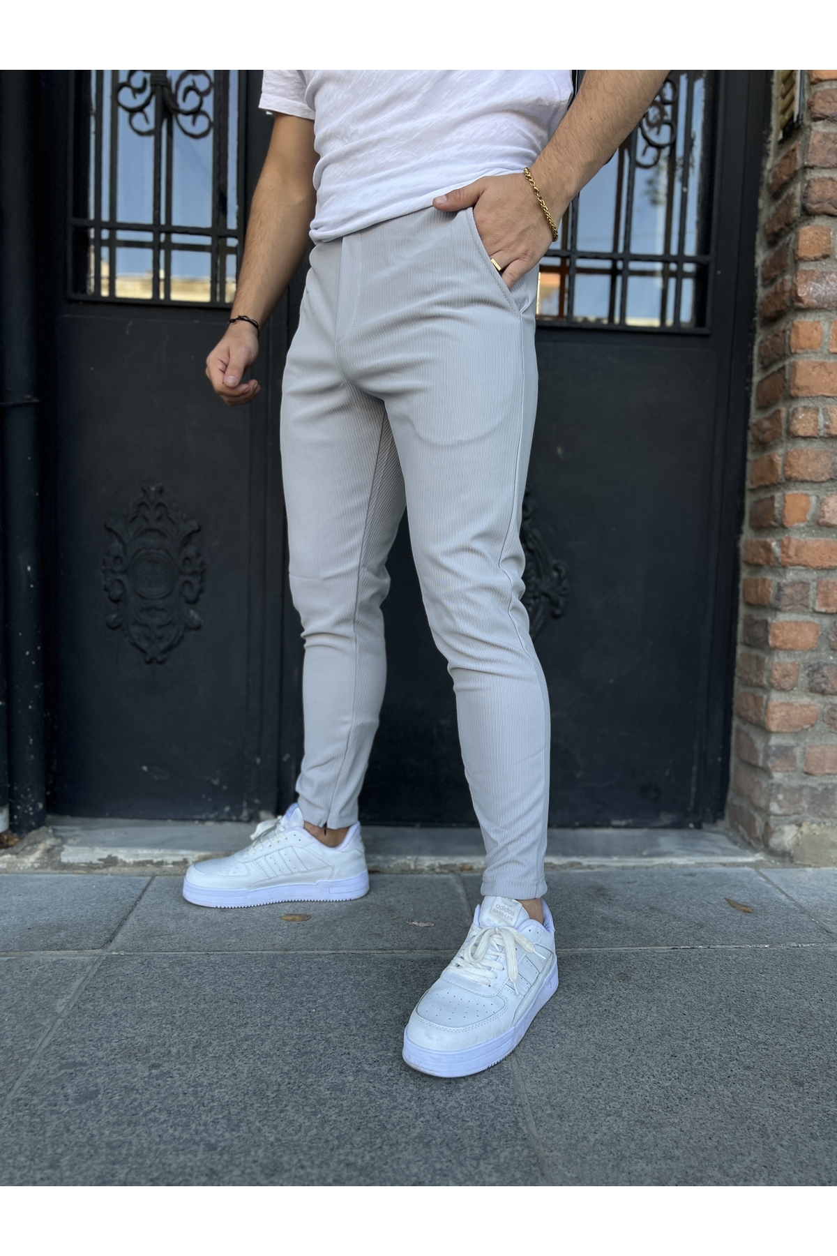 BY İMPALA MODA Fitilli Jogger Pantolon Double Cep Ve Fermuarlı Paça ...