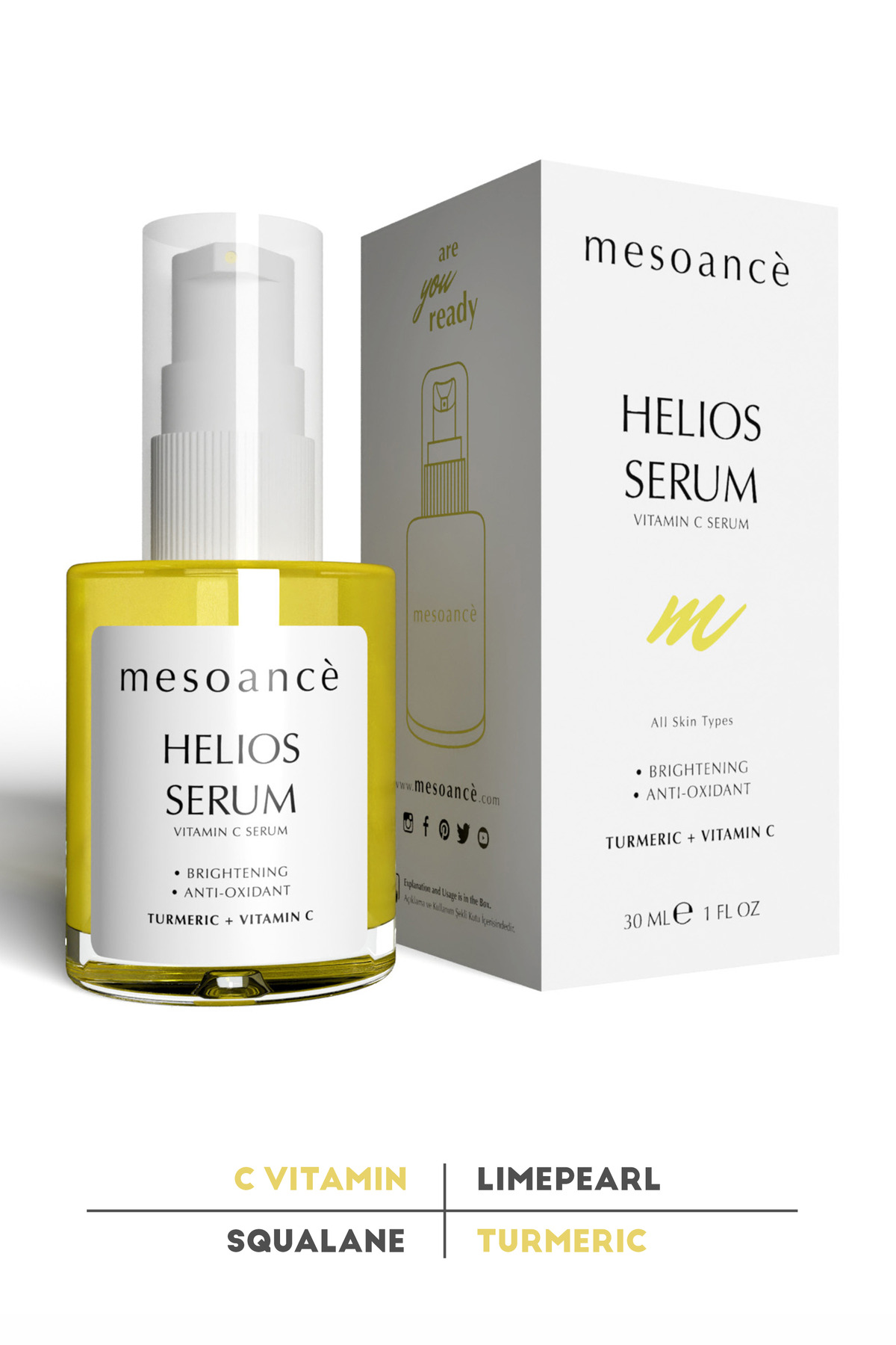 Mesoance Helios Cilt Serumu Nemlendirici Leke Ve Akne Karşıtı ...