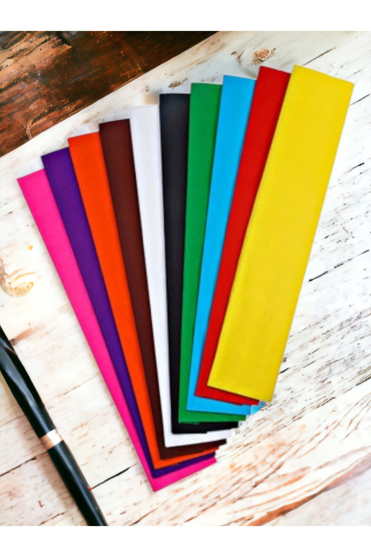 SEYFİKİRTASİYE KRAPON KAĞIDI 10 RENK 50X200 CM GRAPON * KREPON ...