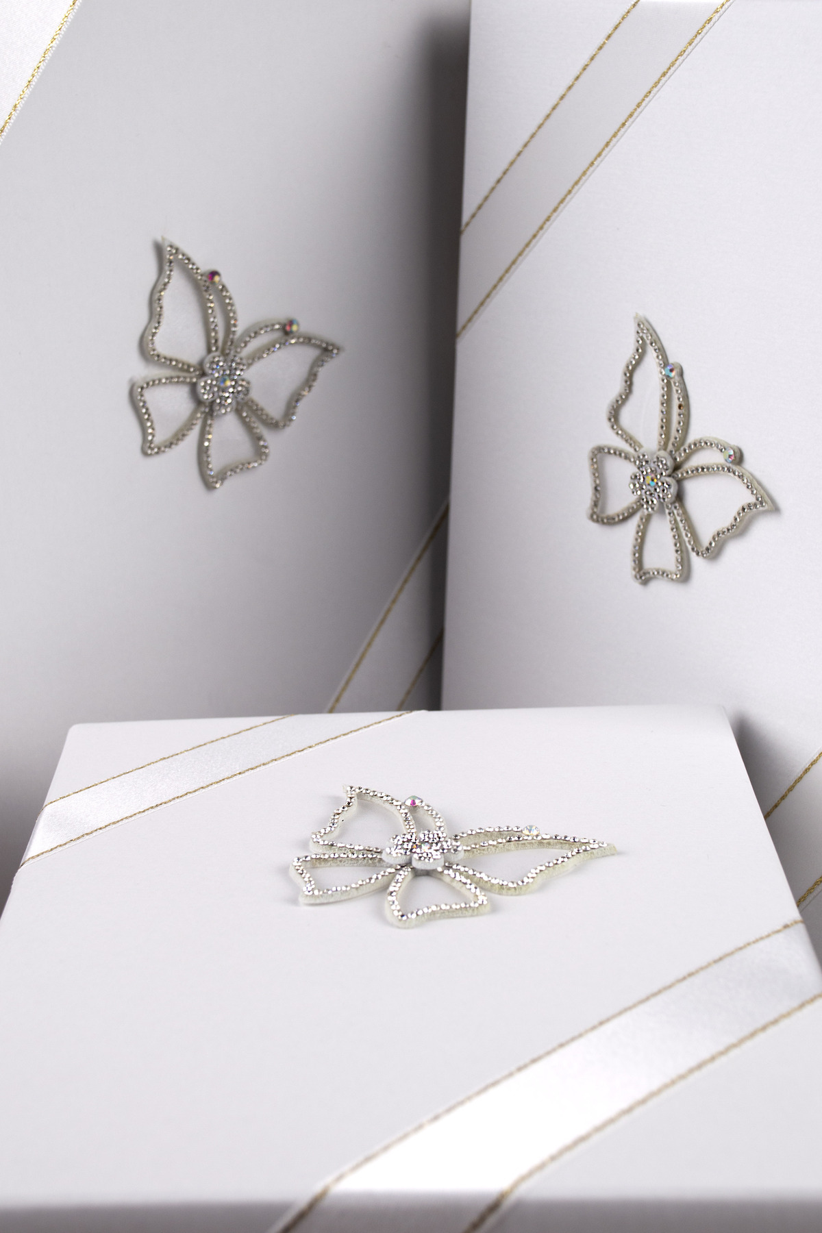 ADENZ Hediye Kutusu 3'lü Set - 1. Sınıf Kelebek Taşlı - Bohça Çeyiz ...