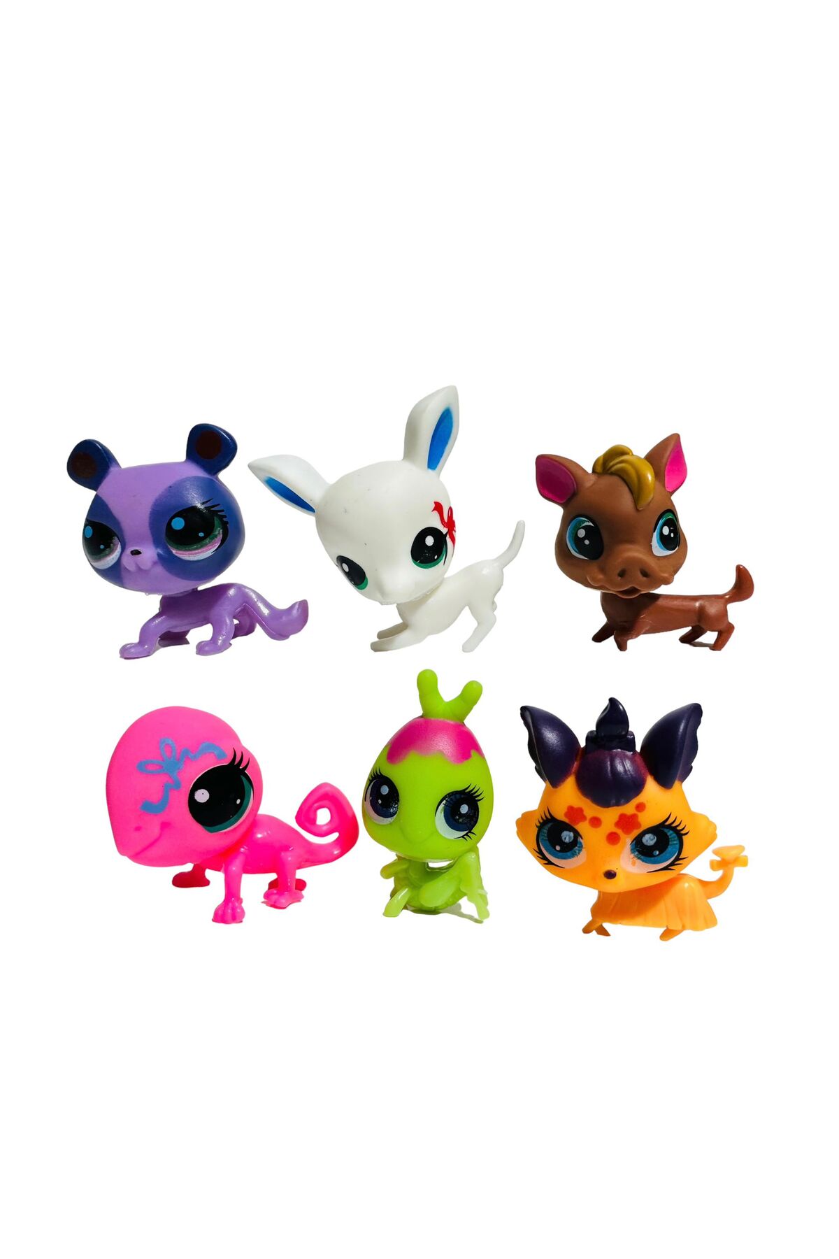 tmtoysandmore littlest pets shop minişler 6 adet birden miniş oyuncak ...