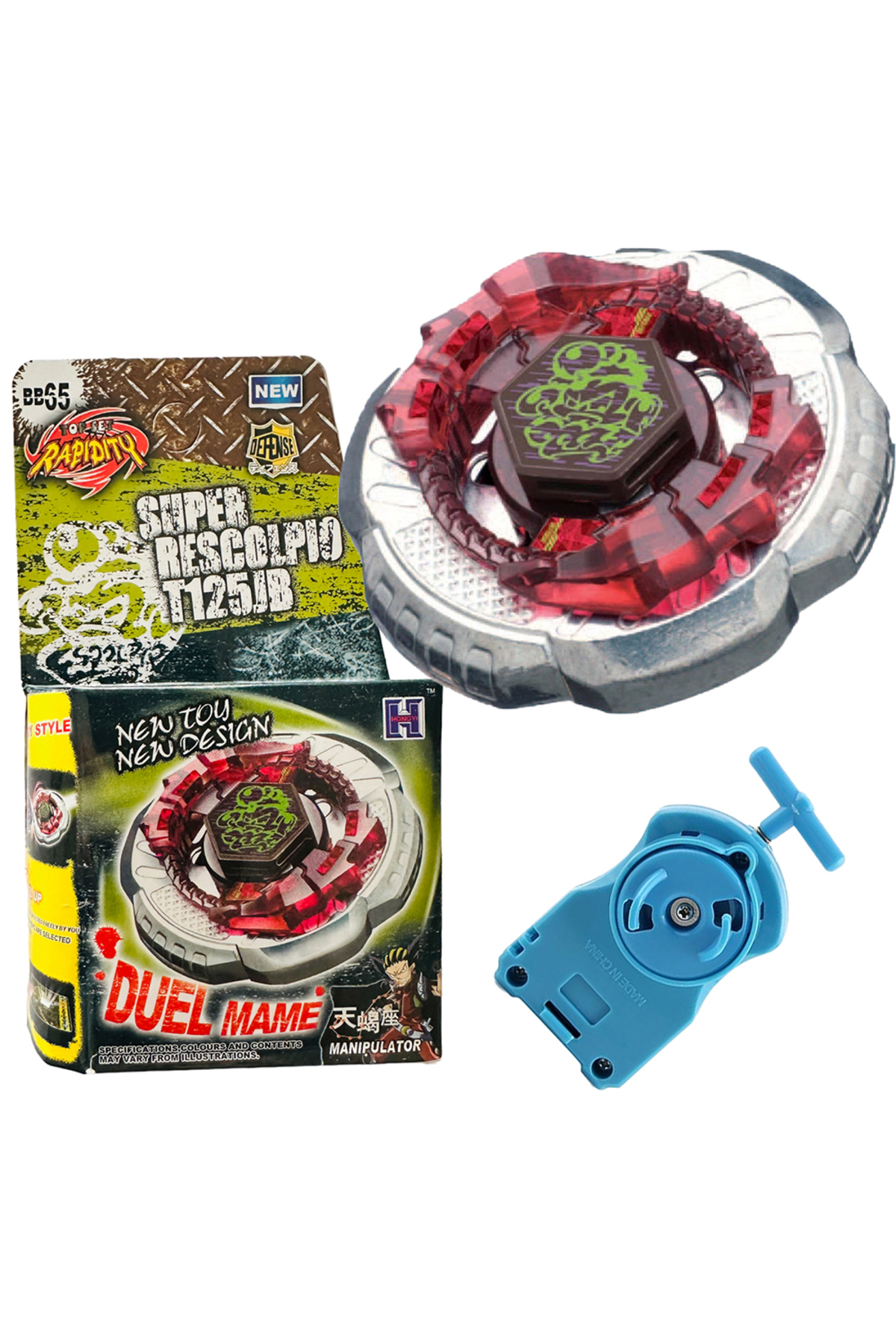 Genel Markalar BB65 BEYBLADE METAL FUSION Rock Scorpio / Escolpio 158 ...