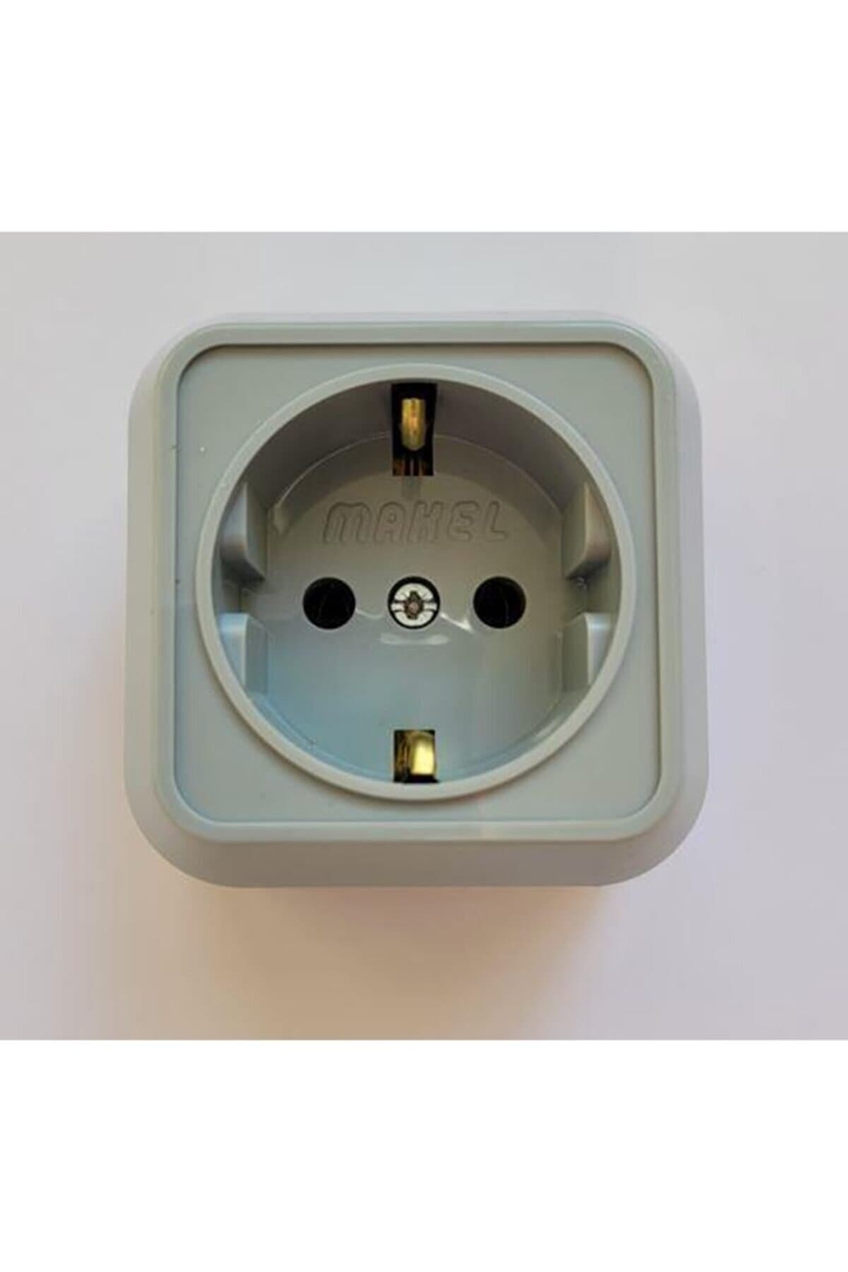 MAKEL Sıva Üstü Gri Topraklı Priz 45008 Fiyatı, Yorumları - Trendyol